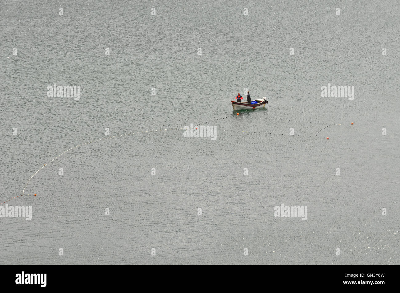 Fishermen at Filey Brigg, North Yorkshire Stock Photo - Alamy