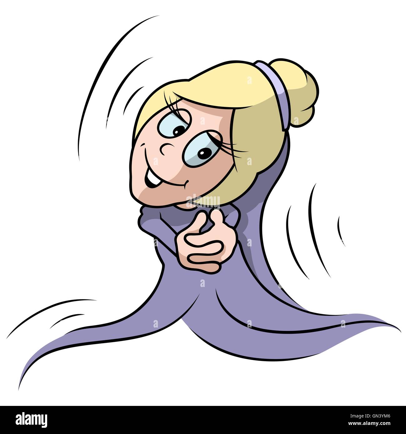 Cute fairy painting Cut Out Stock Images & Pictures - Alamy