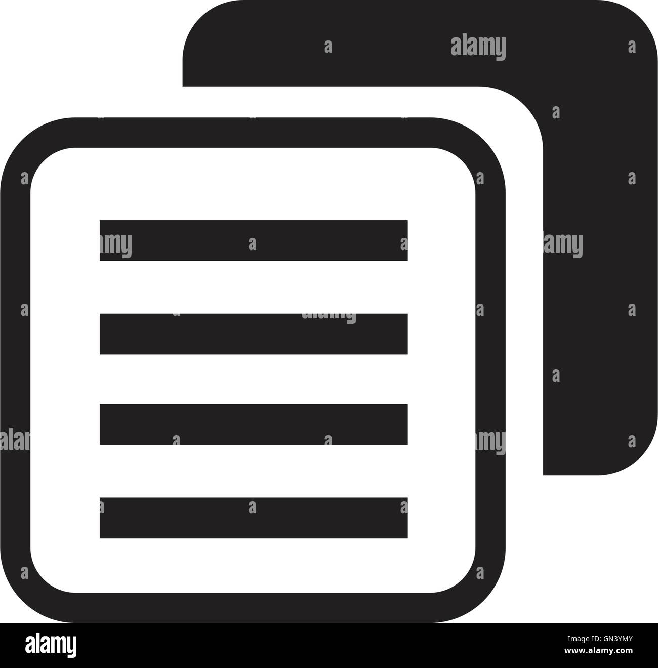 sheet of paper icon Stock Vector Image & Art - Alamy