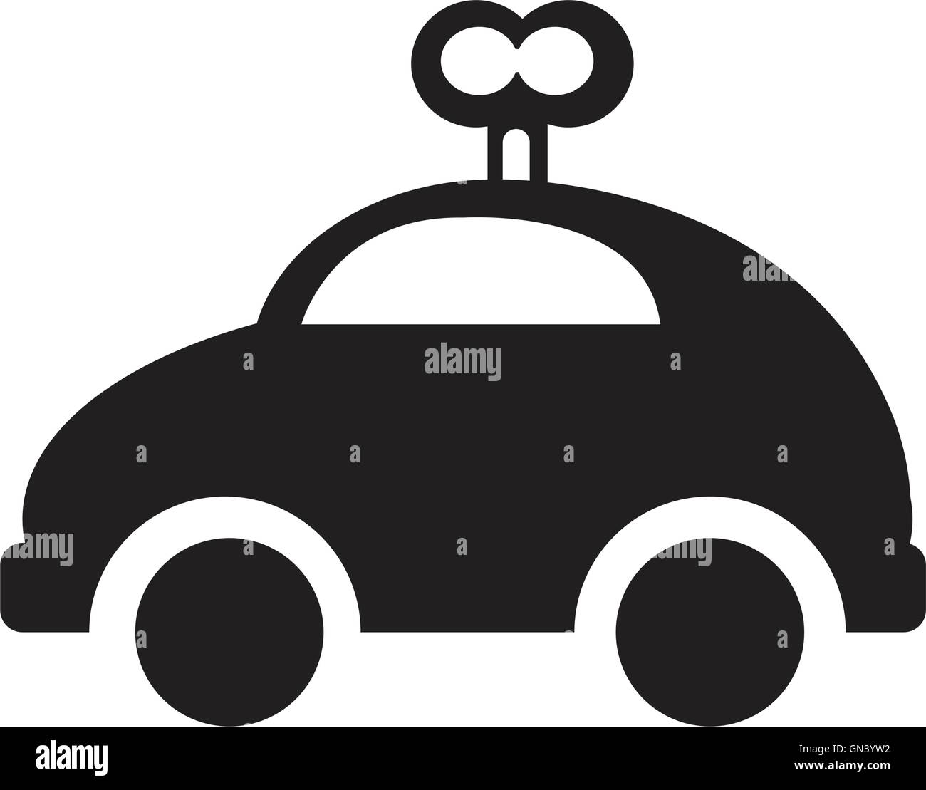 Baby and toy truck Stock Vector Images - Alamy