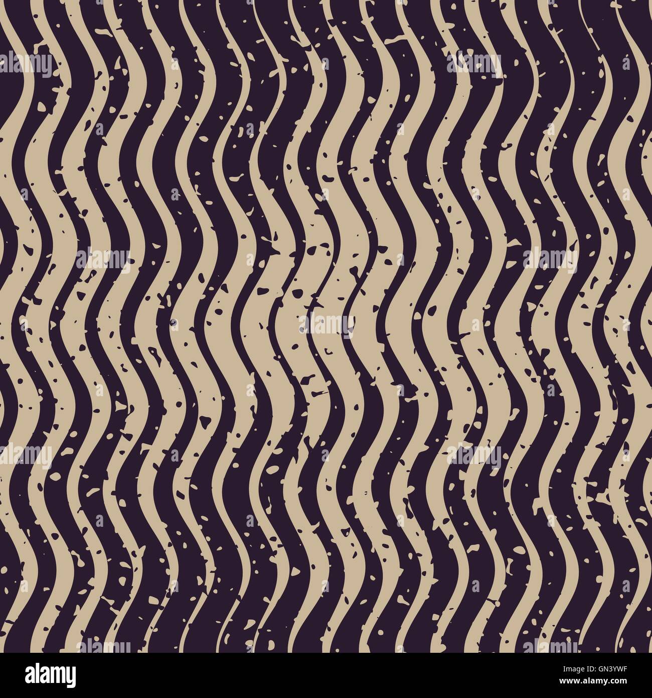 Vector Seamless Navy Grey Color Hand Drawn Rough Wavy Lines Retro ...