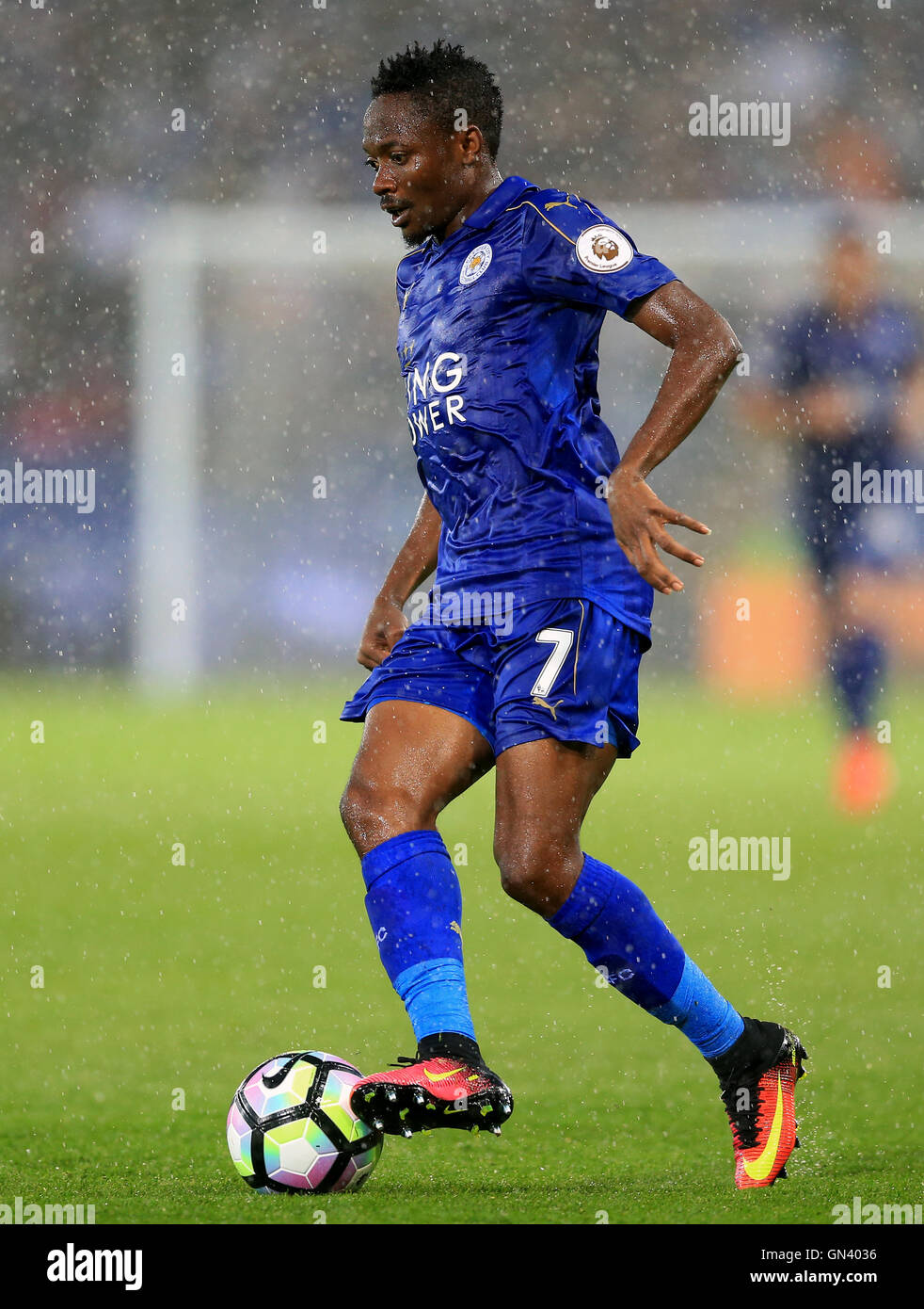 Leicester City's Ahmed Musa Stock Photo - Alamy
