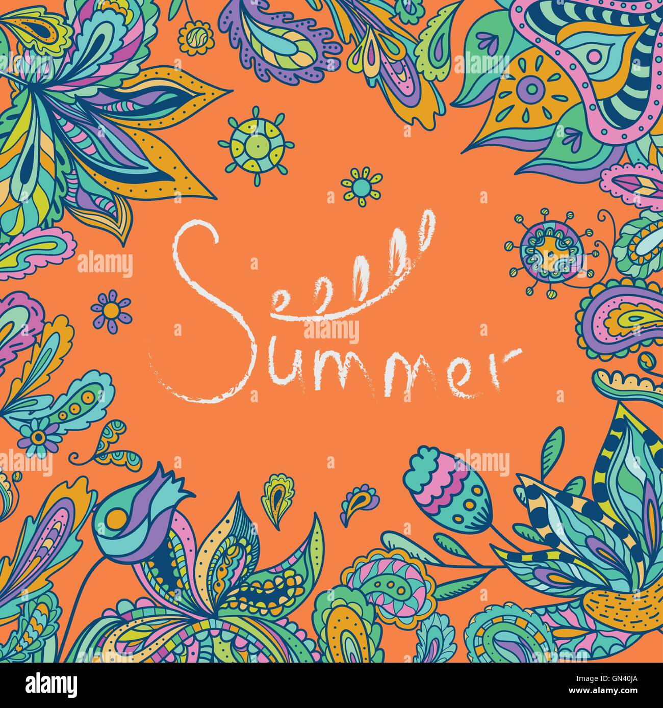 Summer indian Stock Vector Images - Alamy