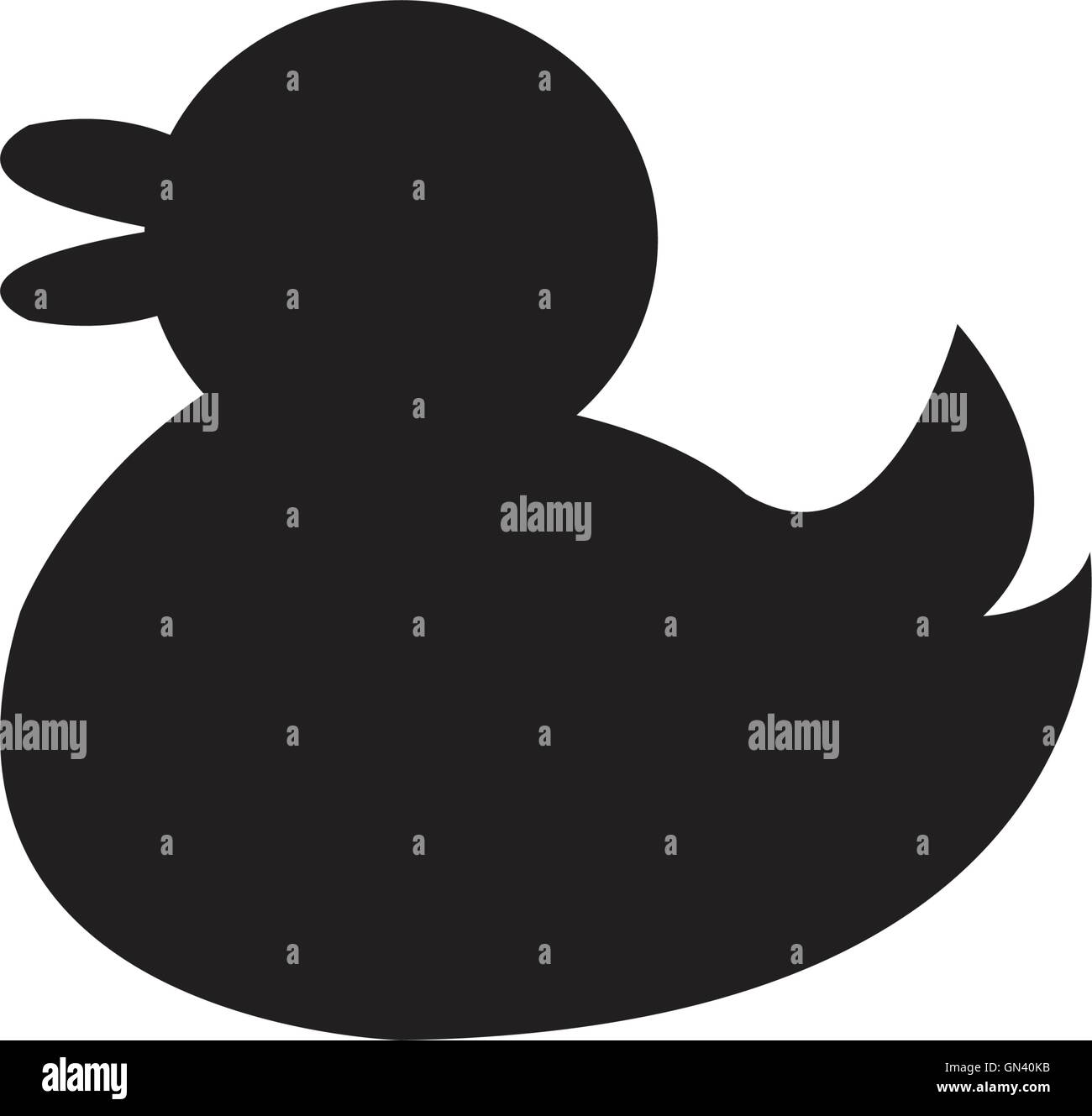 Cute duck toy icon vector hi-res stock photography and images - Alamy