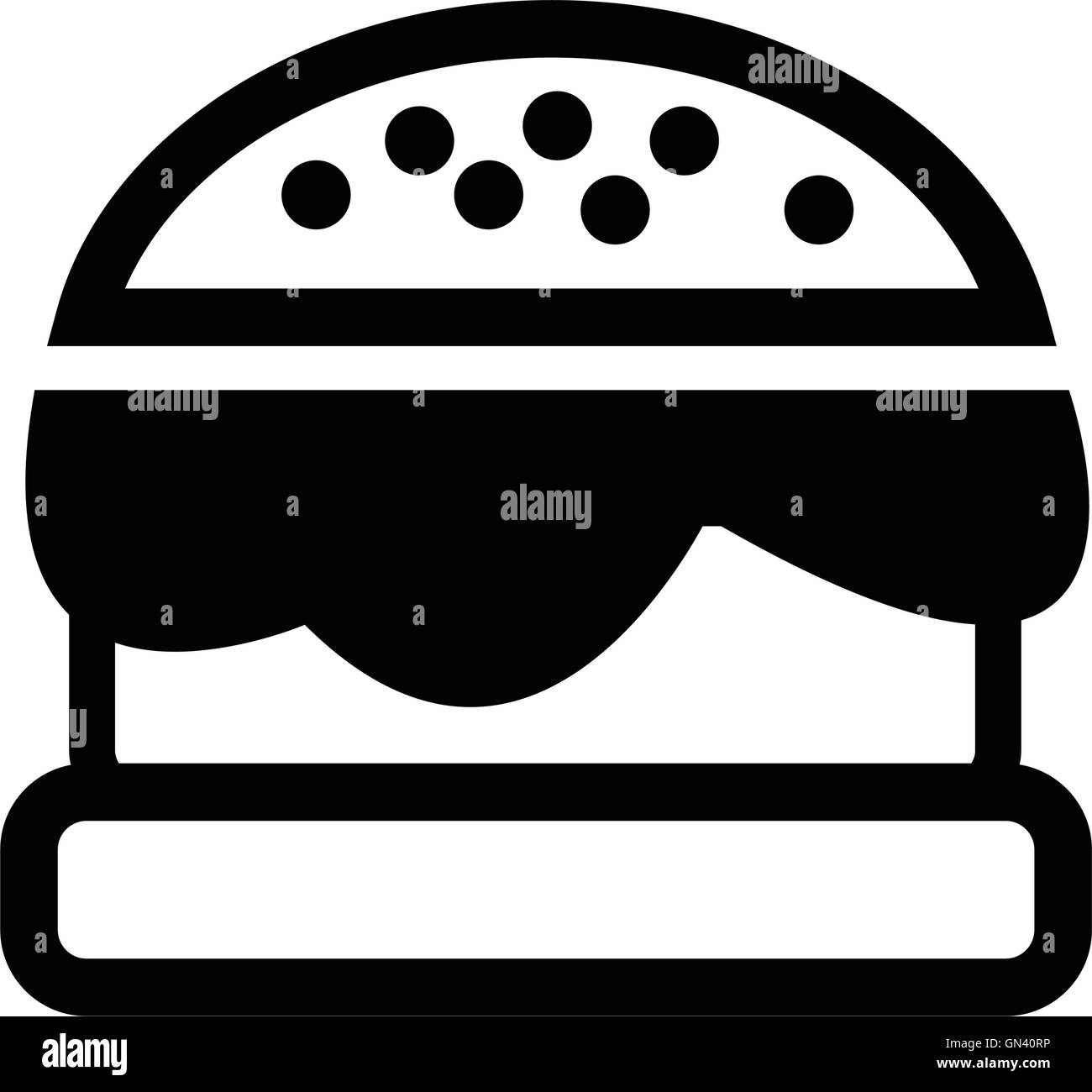 Burger, vector illustration Stock Vector Image & Art - Alamy