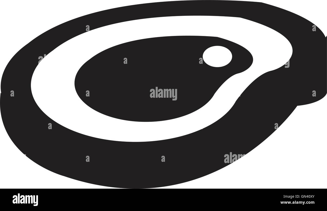 Vector steak icon Stock Vector Images - Alamy