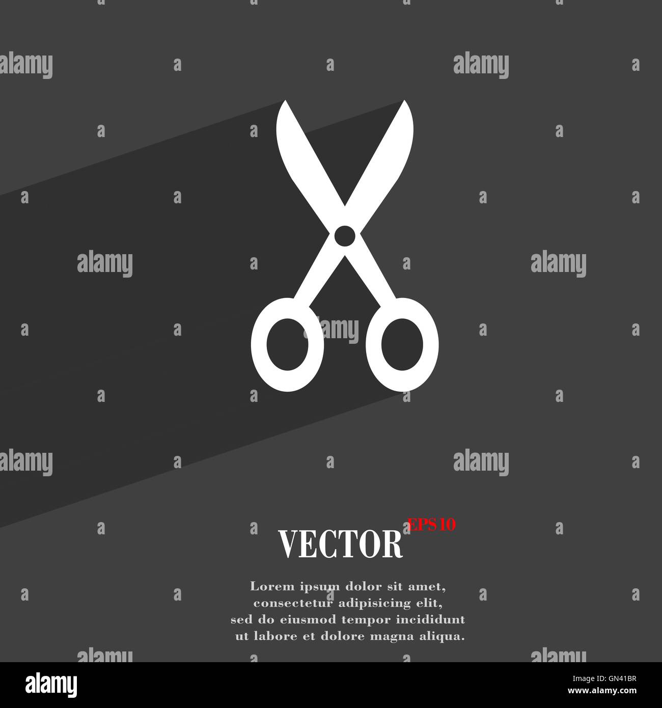 Scissors symbol hi-res stock photography and images - Alamy