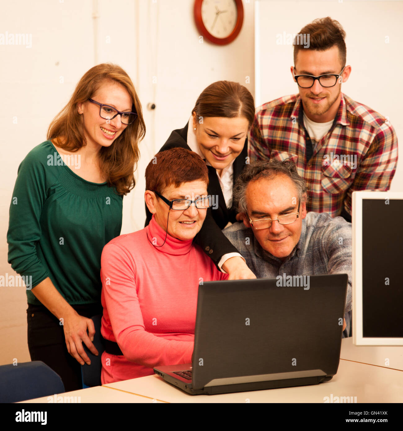 Intergenerational learning hi-res stock photography and images - Alamy