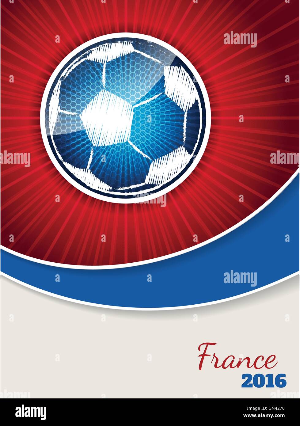 Abstract blue red soccer brochure template Stock Vector Image & Art - Alamy