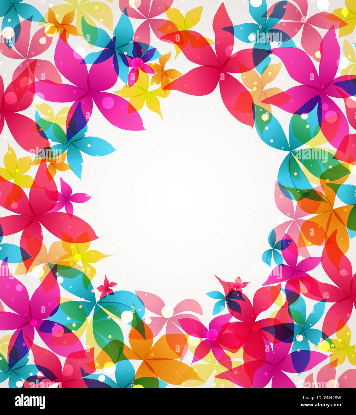 Vector Abstract flowers Stock Vector Image & Art - Alamy