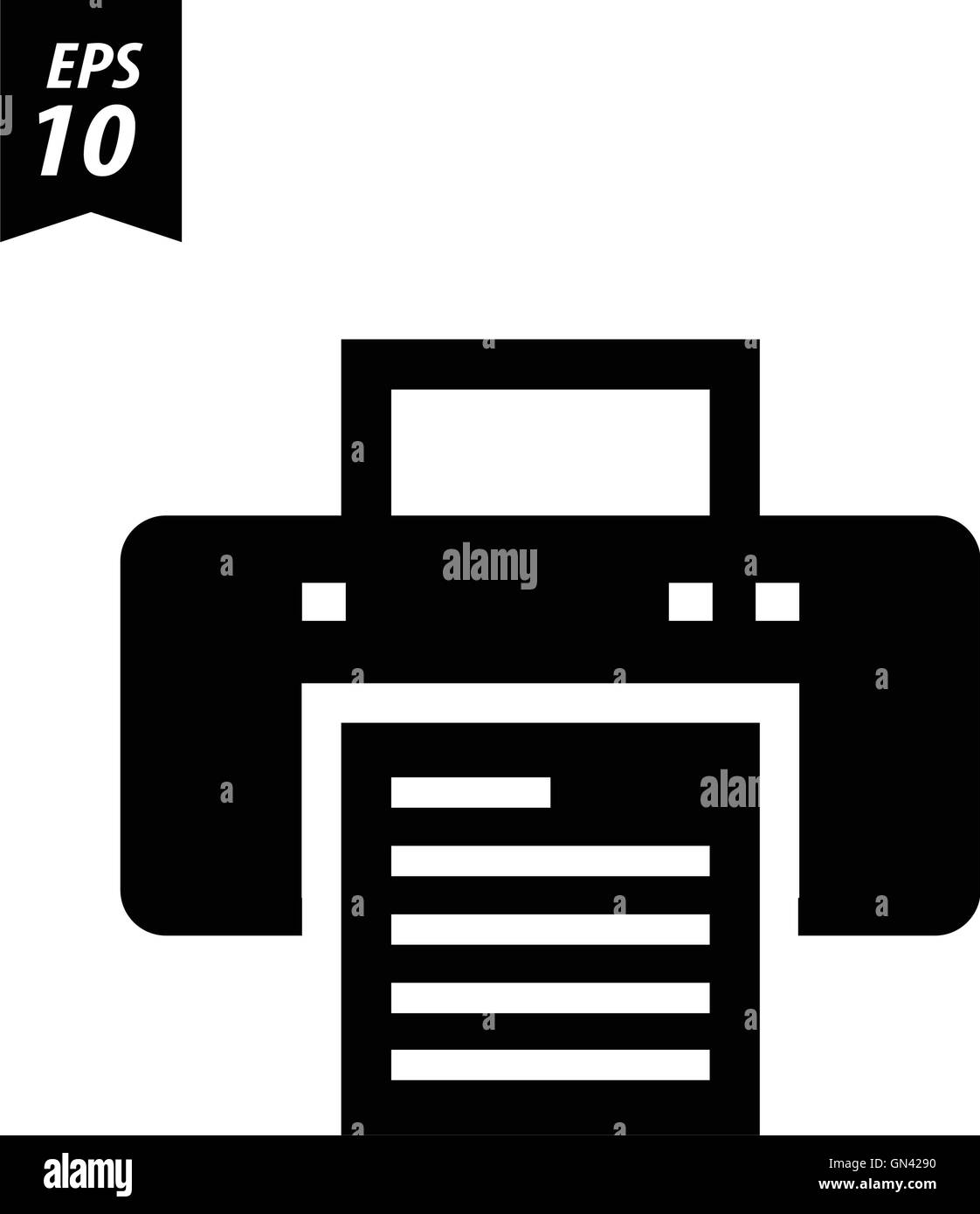 Printer icon, vector illustration Stock Vector Image & Art - Alamy