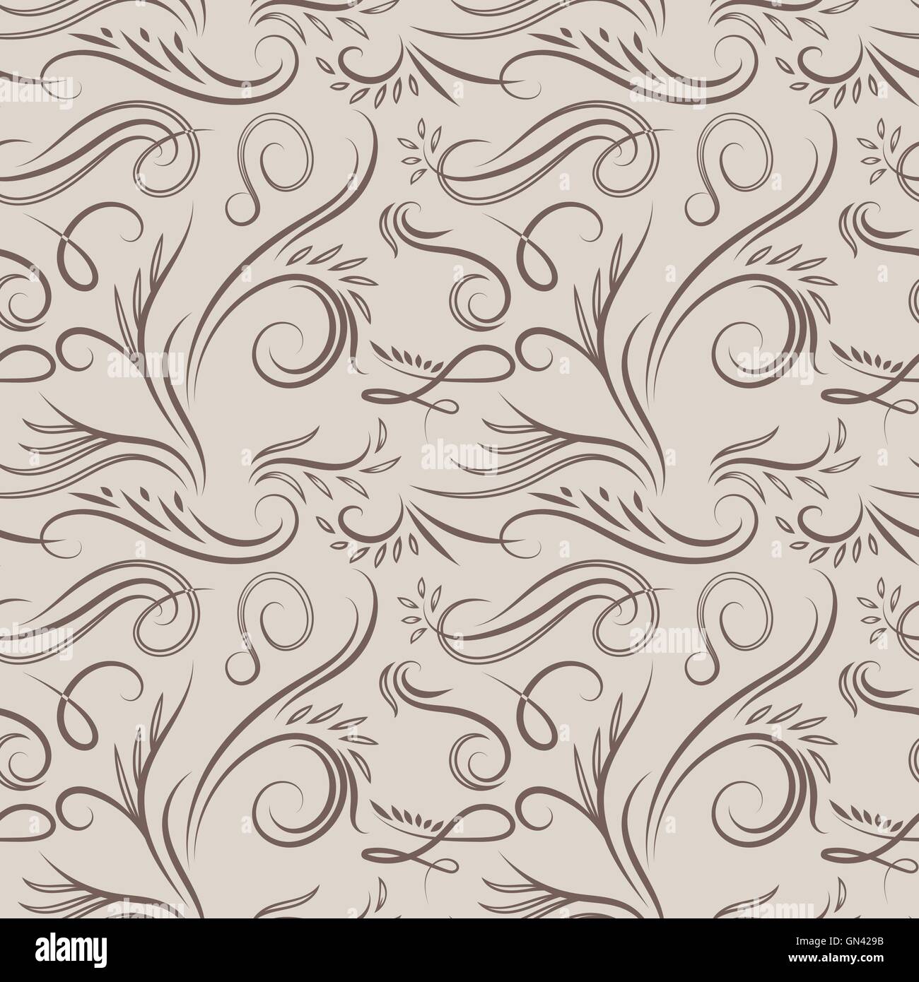 Vintage latte pattern Stock Vector Image & Art - Alamy