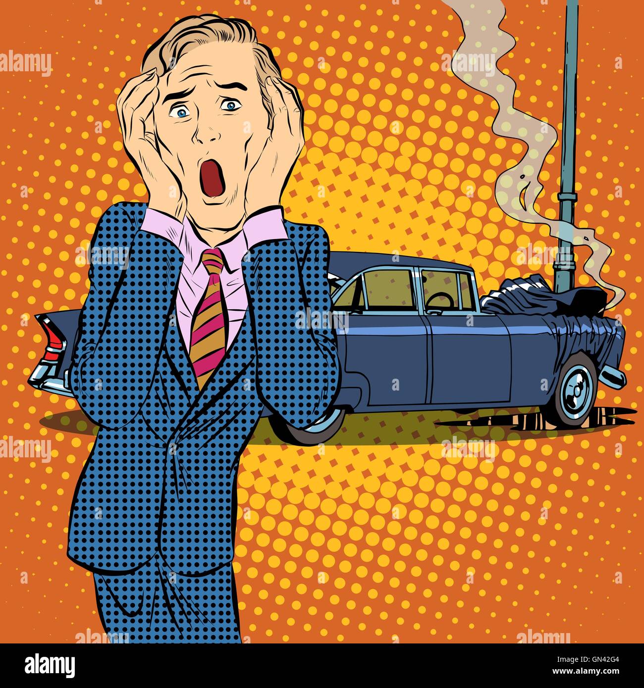 Terror car Stock Vector Images - Alamy