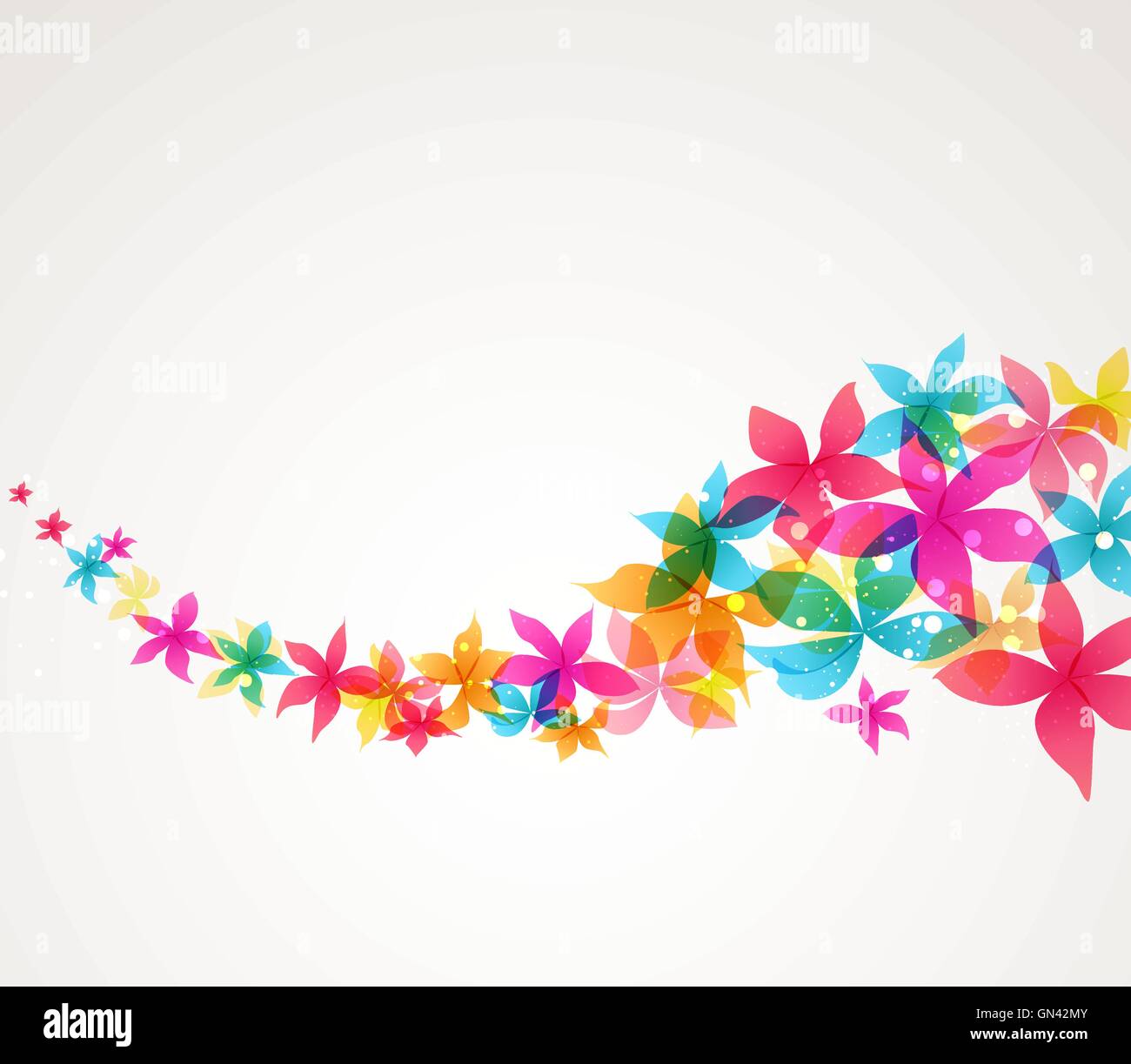 Vector Abstract flowers Stock Vector Image & Art - Alamy