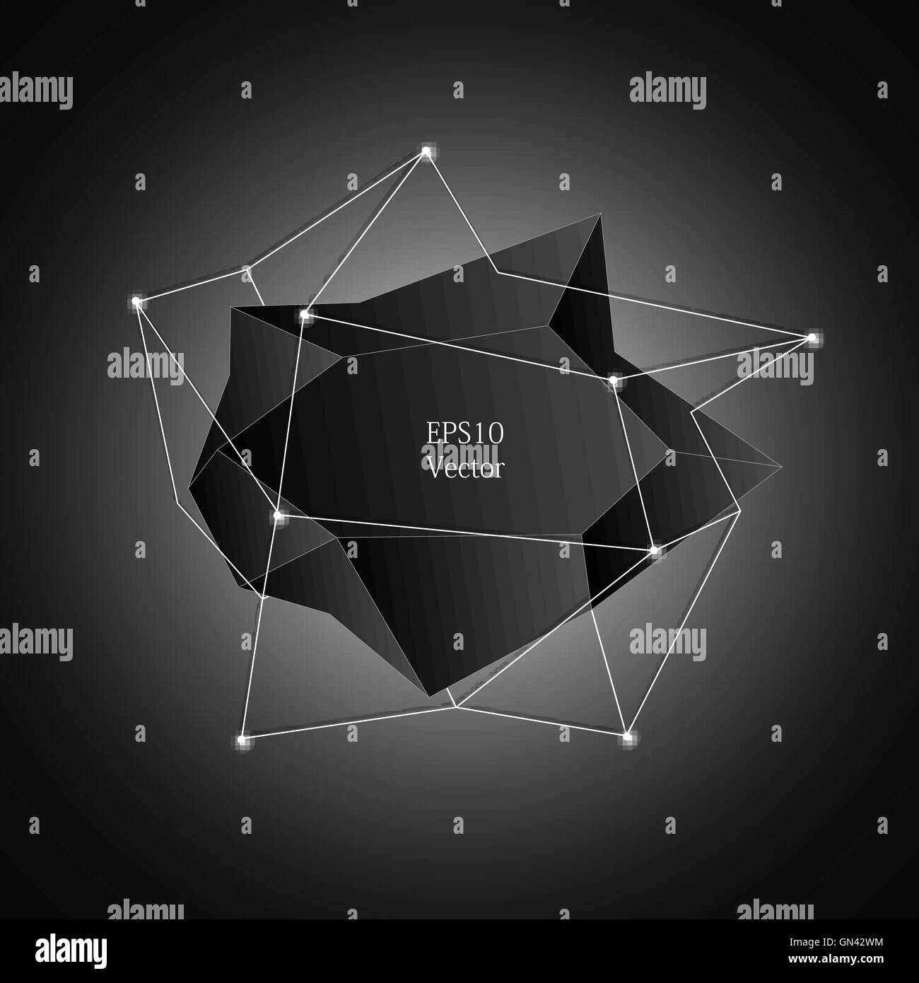 vector polygonal label Stock Vector Image & Art - Alamy