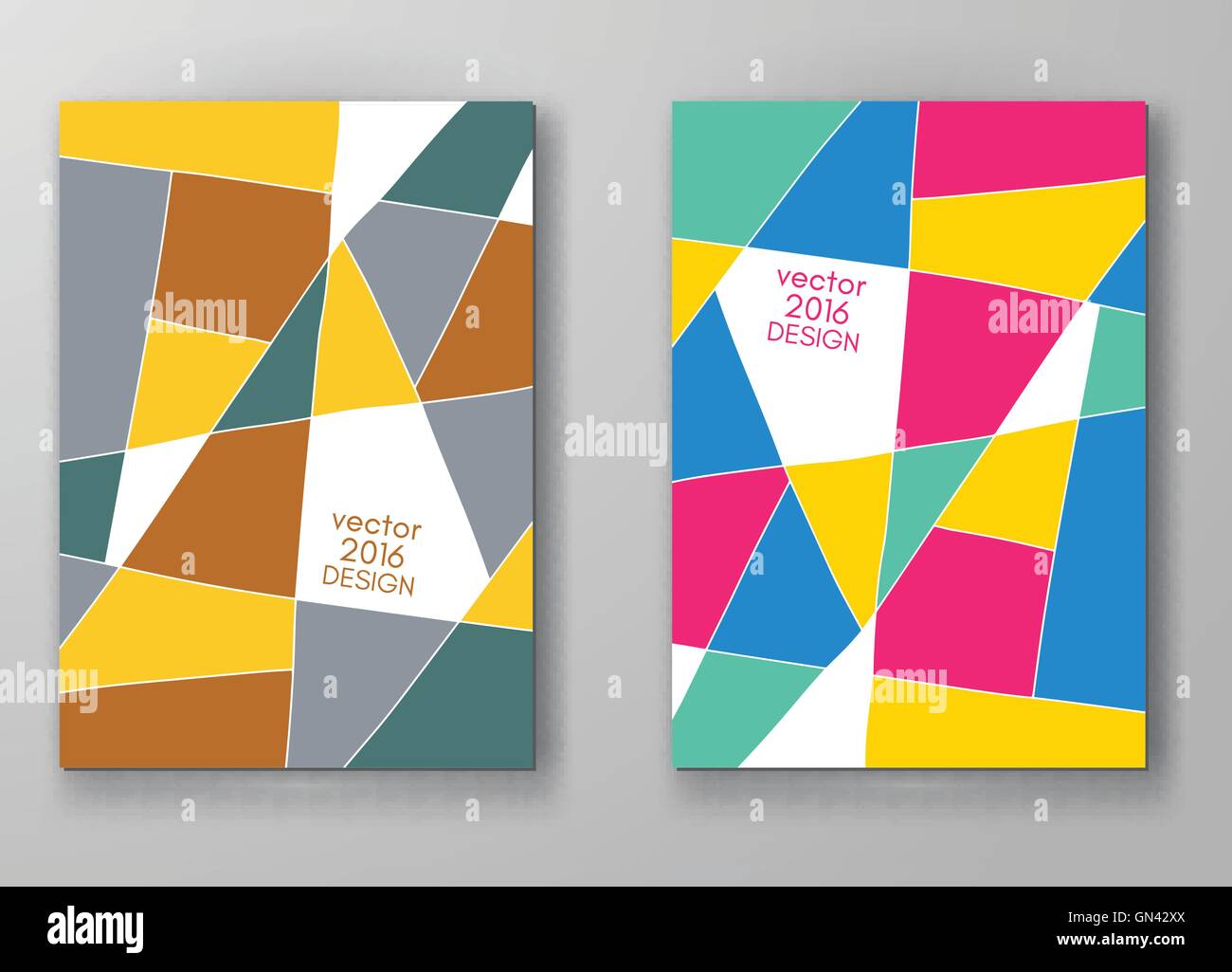 Set of abstract design templates Stock Vector Image & Art - Alamy