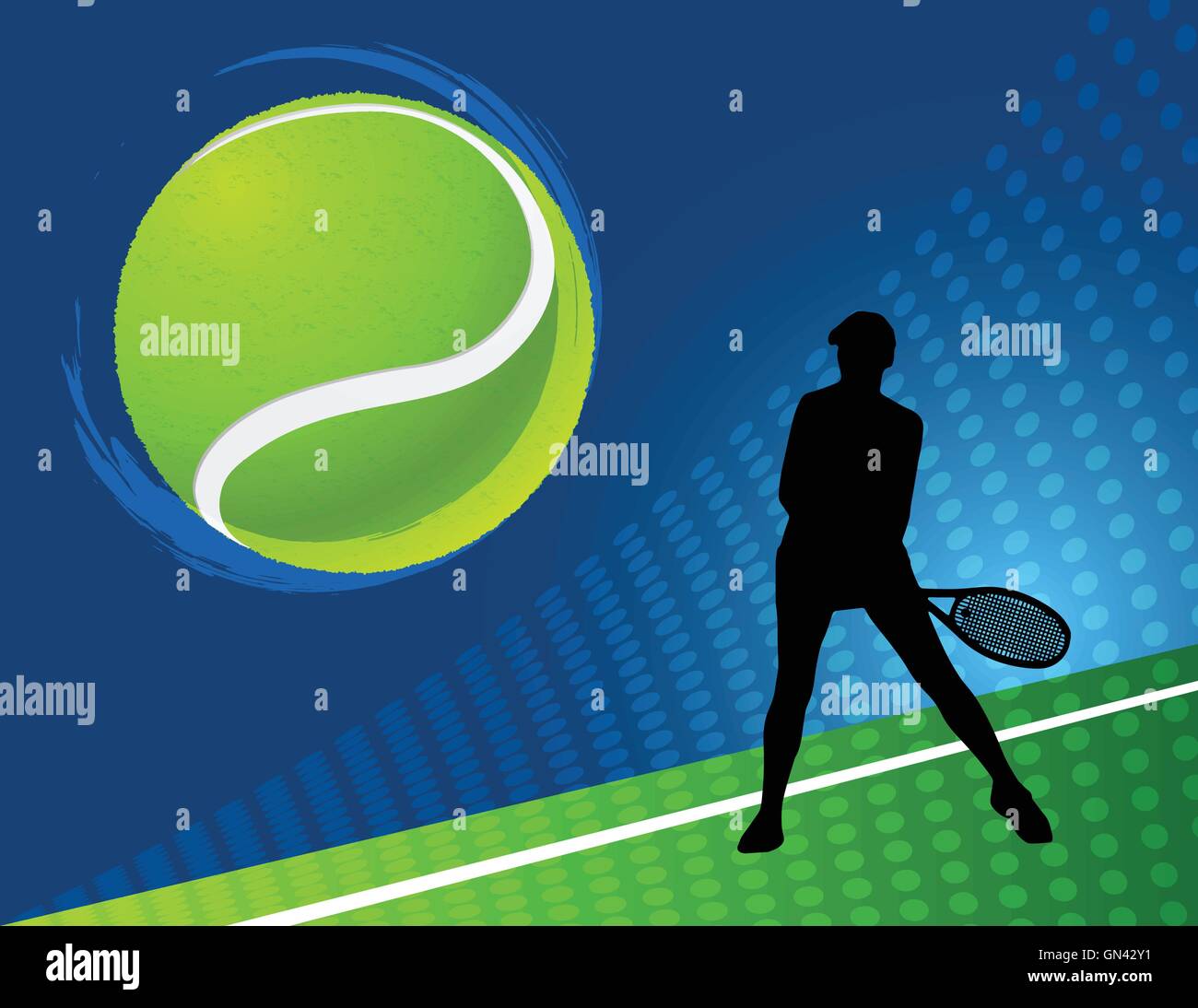 sport background tennis Stock Vector Image & Art - Alamy