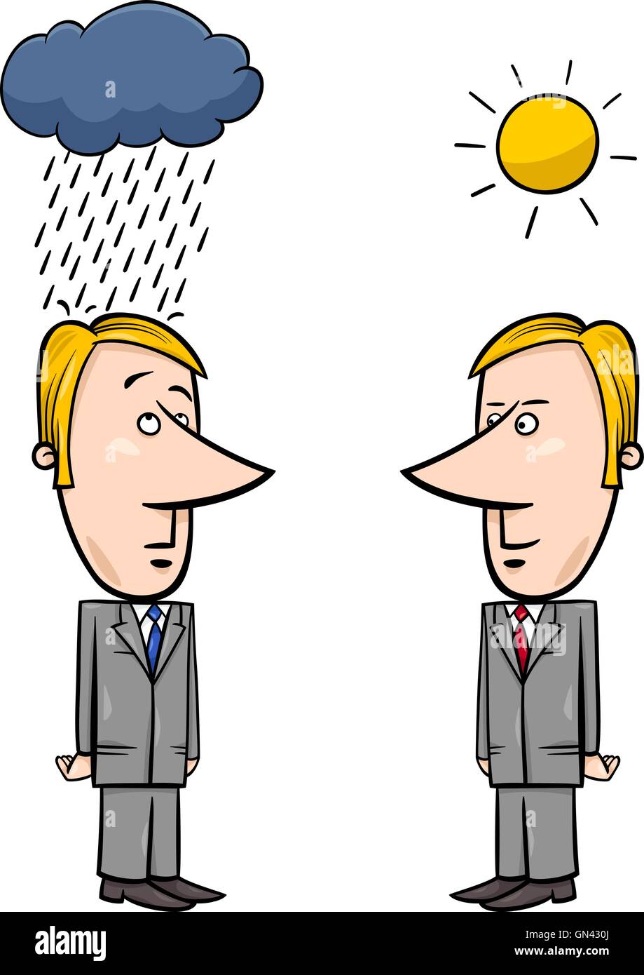 weather for business cartoon Stock Vector Image & Art - Alamy