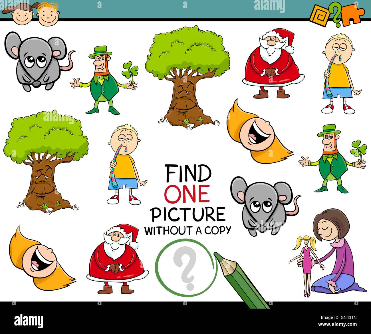 preschool task for children Stock Vector Image & Art - Alamy