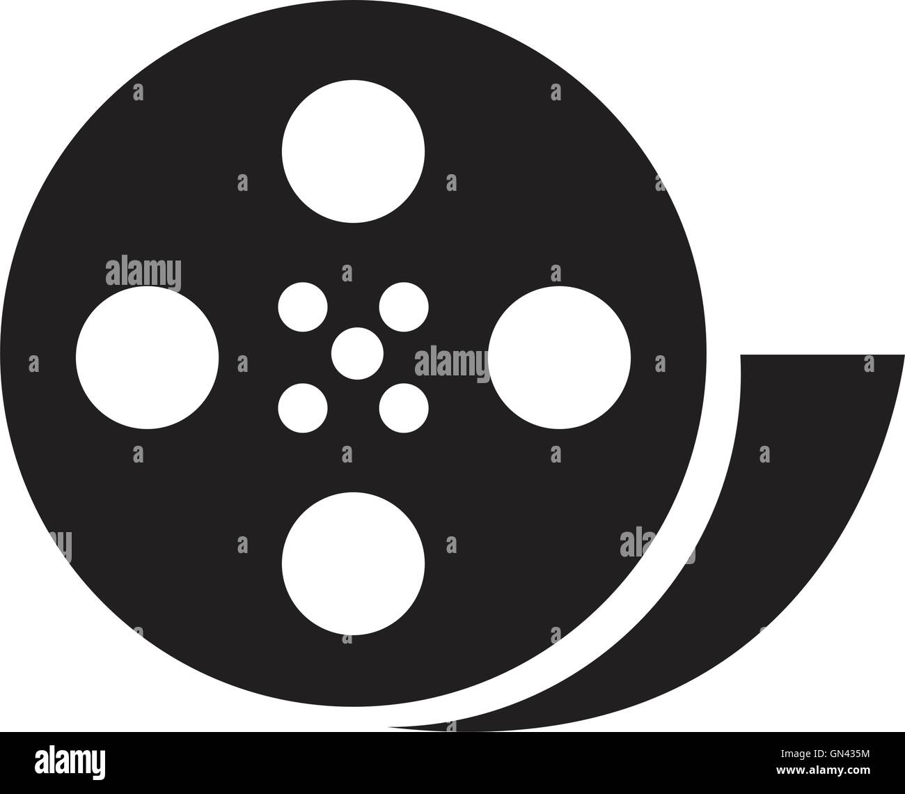 Film icons Stock Vector Images - Alamy