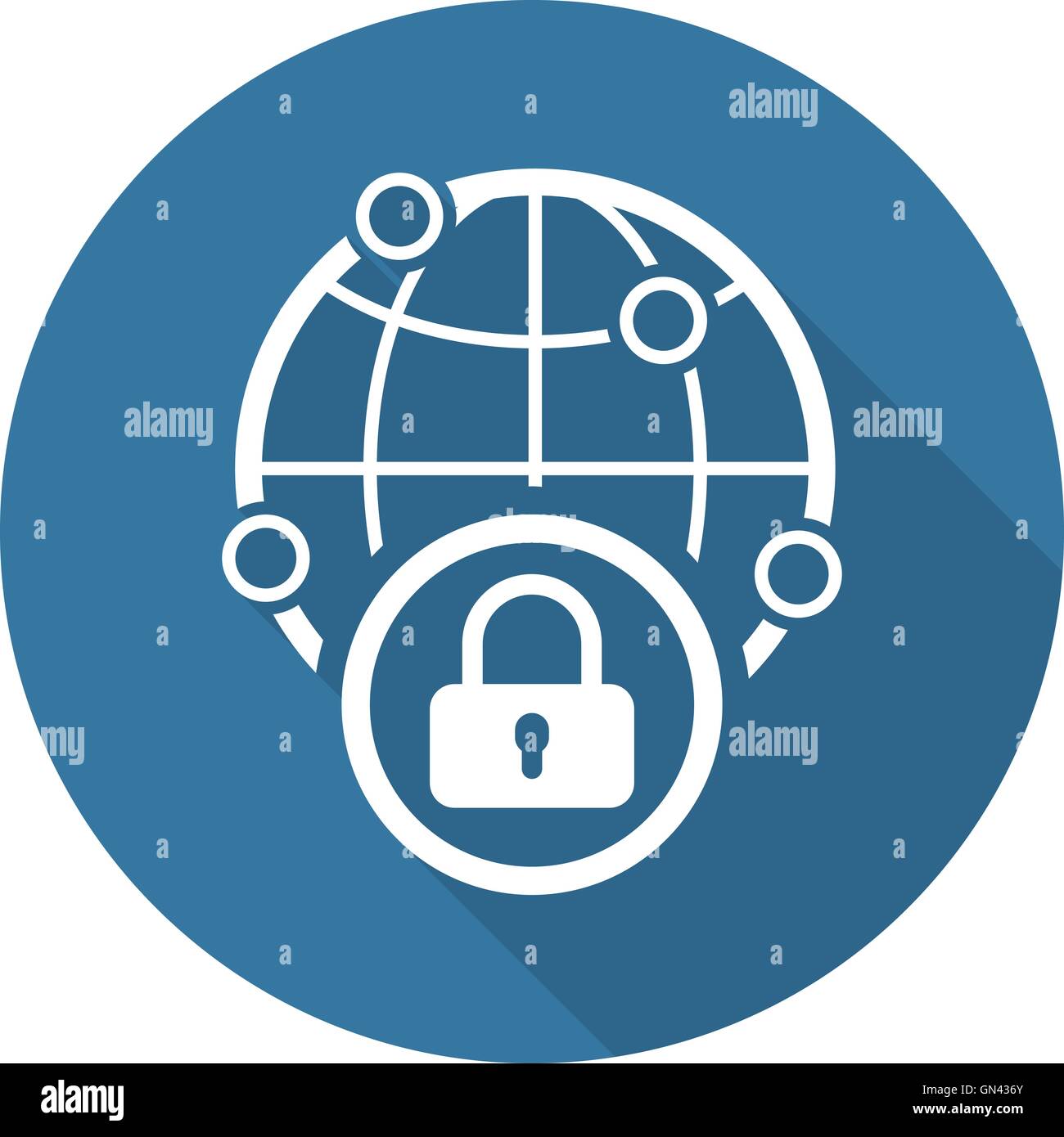 Security Point Icon. Flat Design Stock Vector Image & Art - Alamy