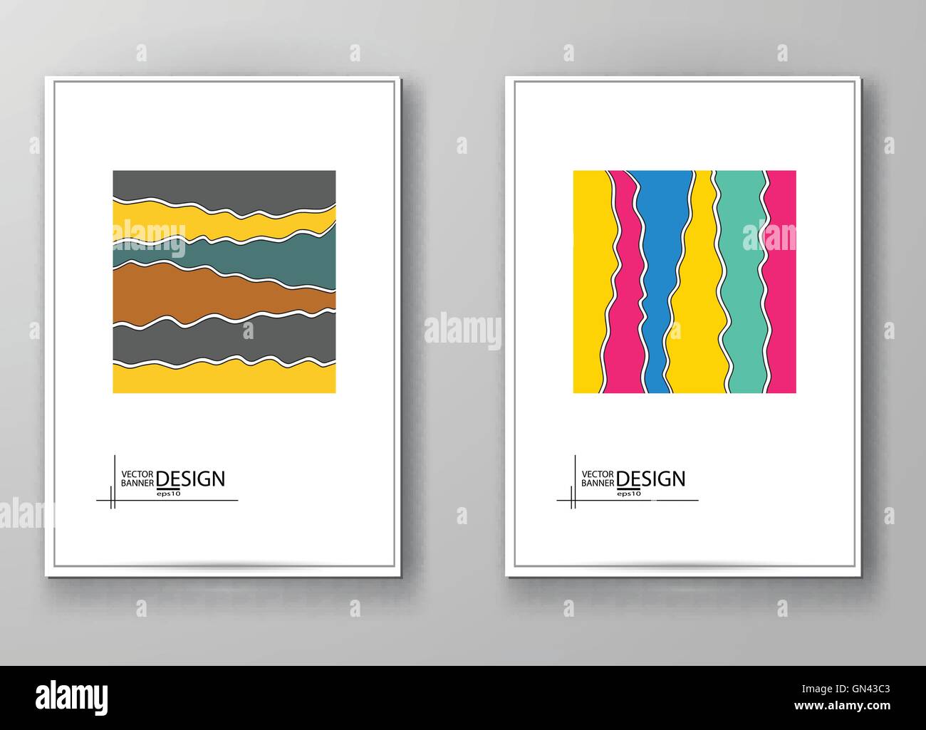 Set of abstract design templates Stock Vector Image & Art - Alamy