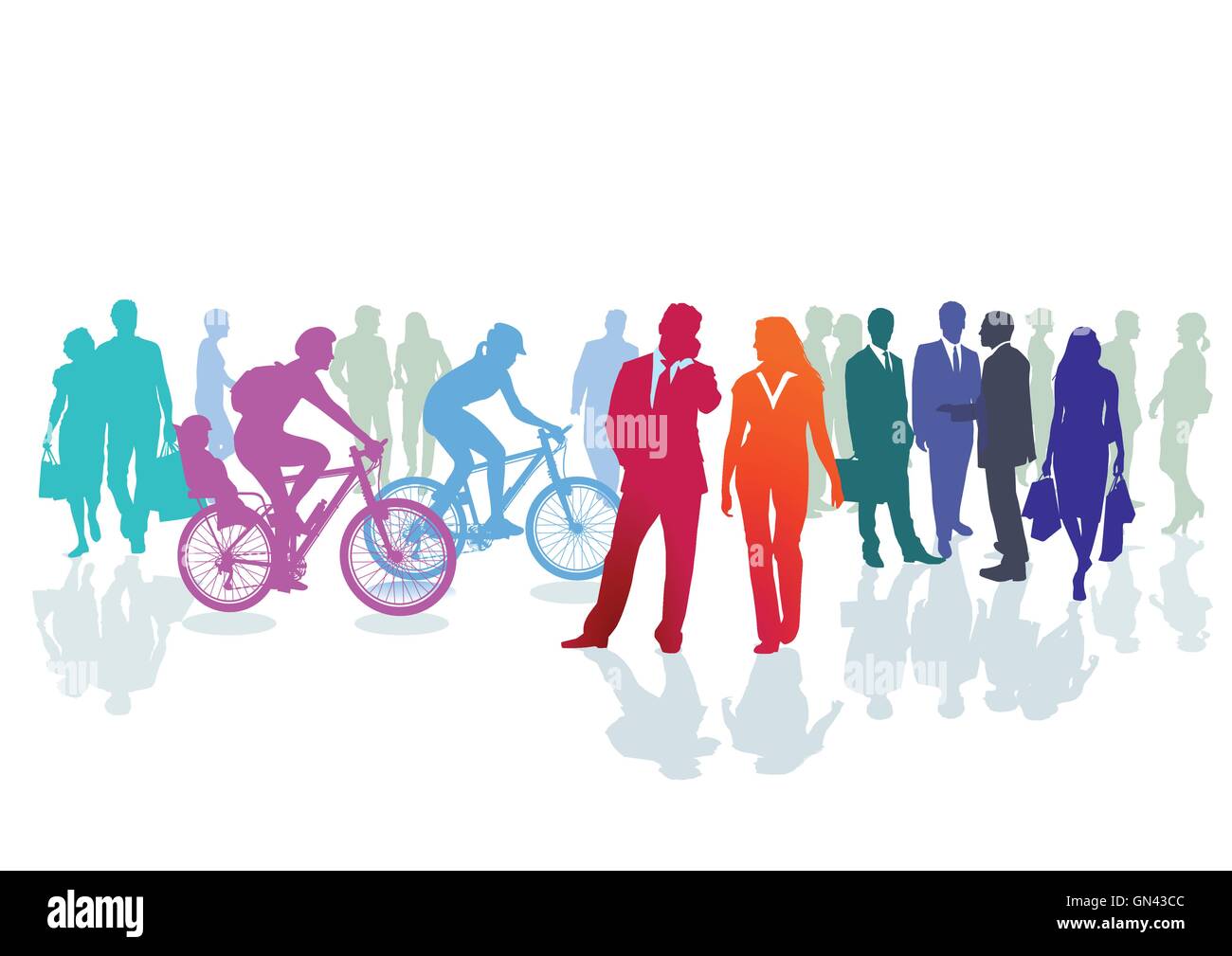 Going to town Cut Out Stock Images & Pictures - Alamy