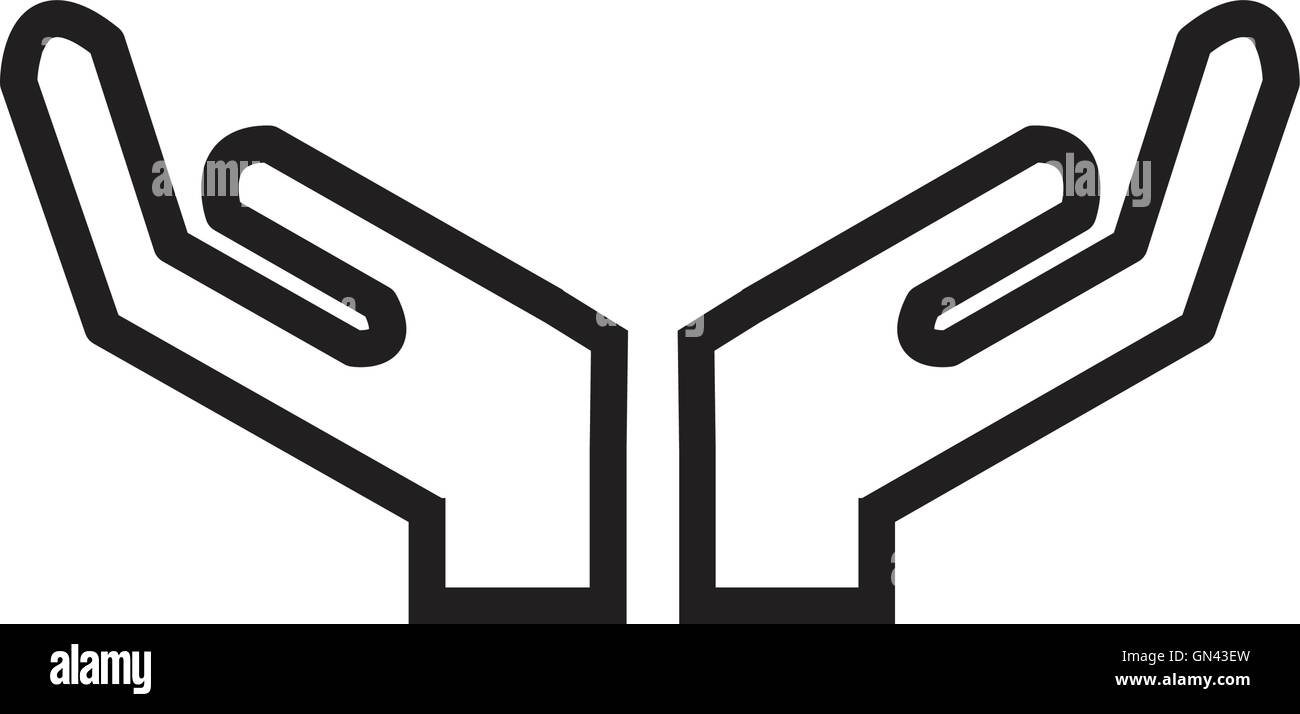 Hands reaching up Stock Vector Images - Alamy