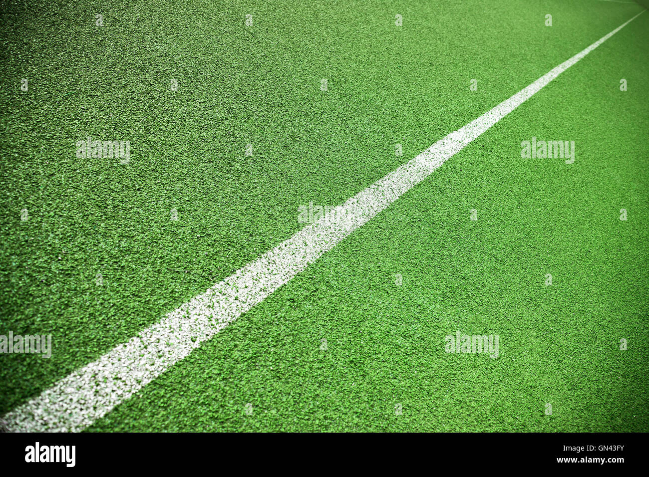 Green lanes on a running track Stock Photo - Alamy