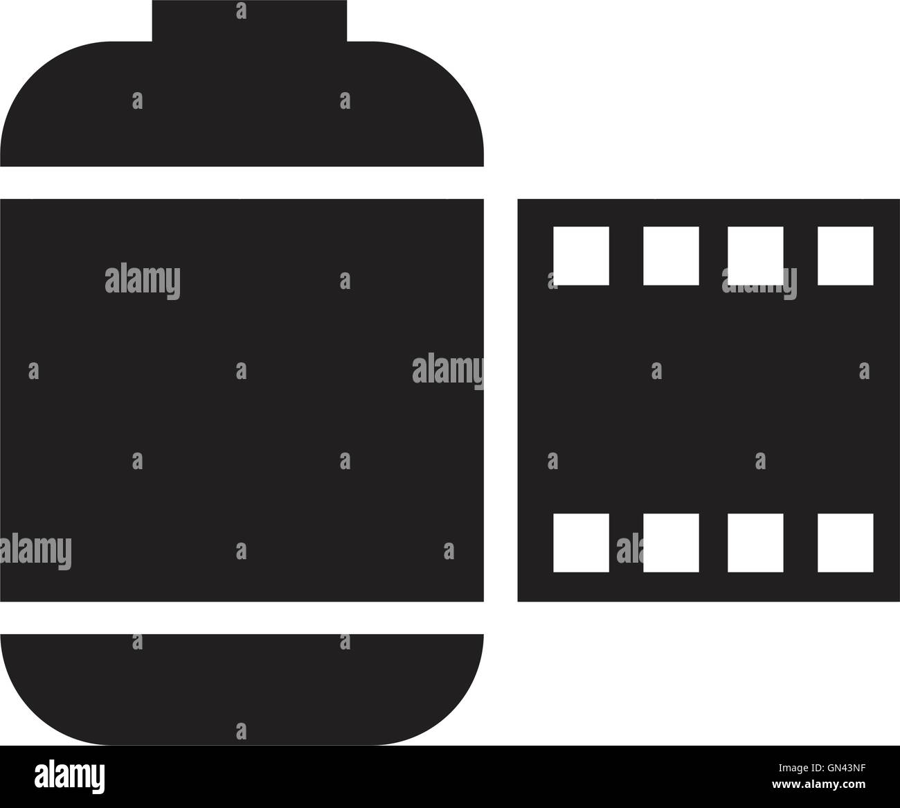 Retro camera film Stock Vector Images - Alamy