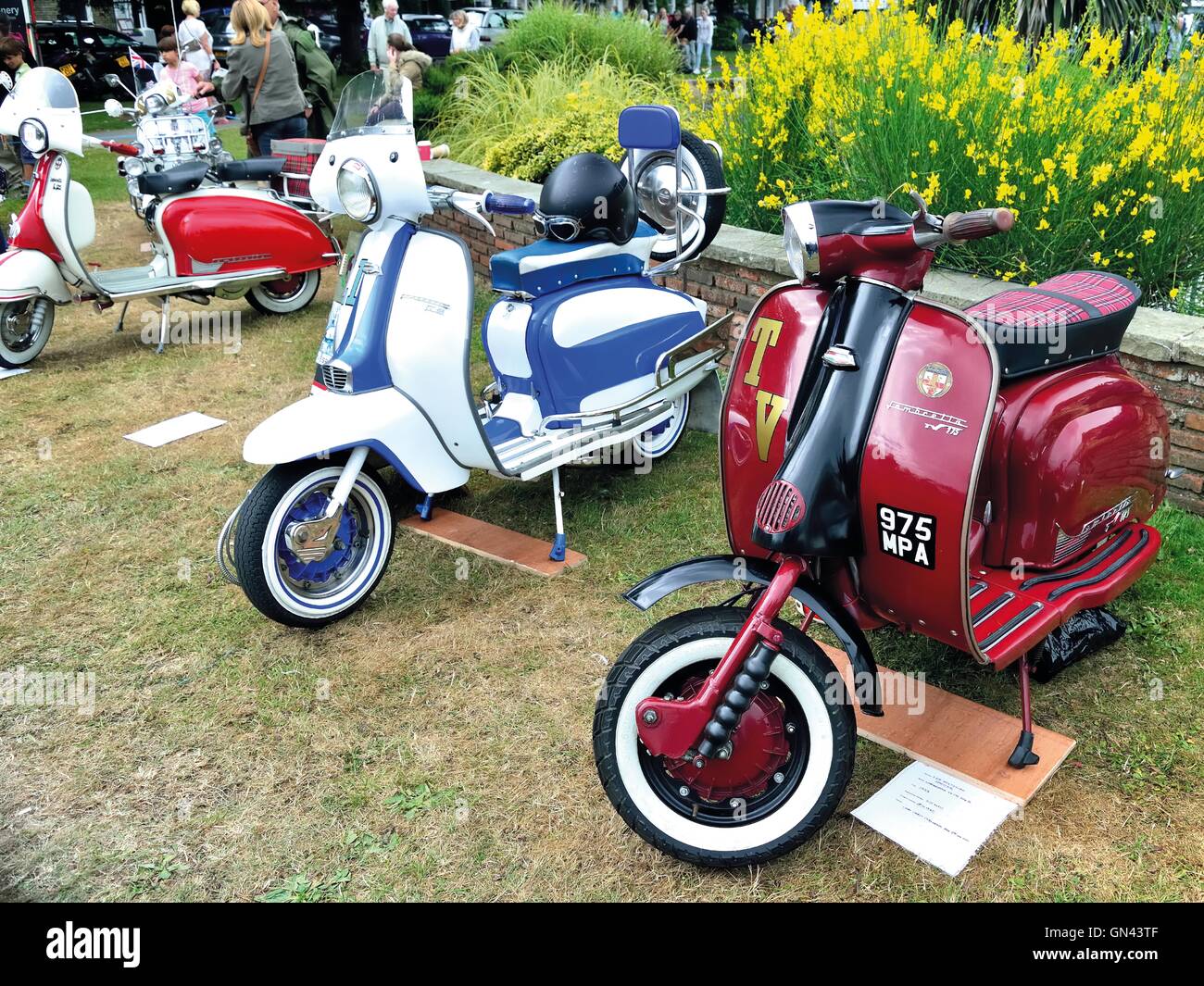 Vintage Scooters Exhibition Stock Photo - Alamy
