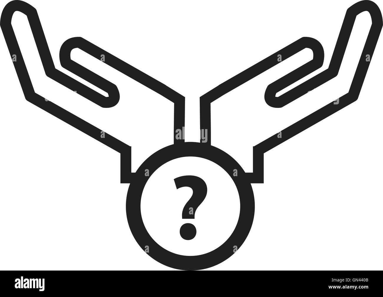 Hand grip icon Stock Vector Images - Alamy