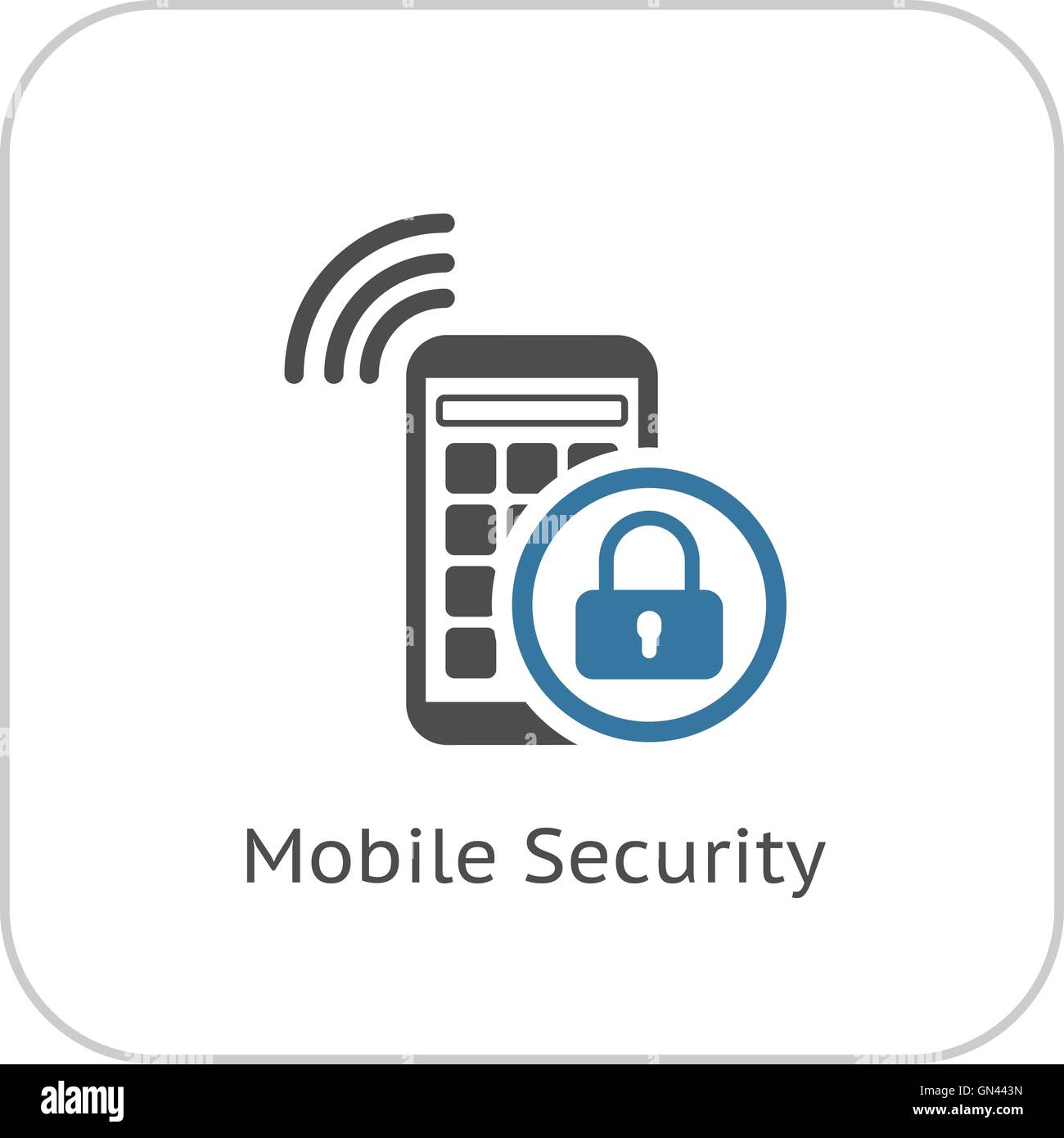 Safety concept mobile security Stock Vector Images - Alamy