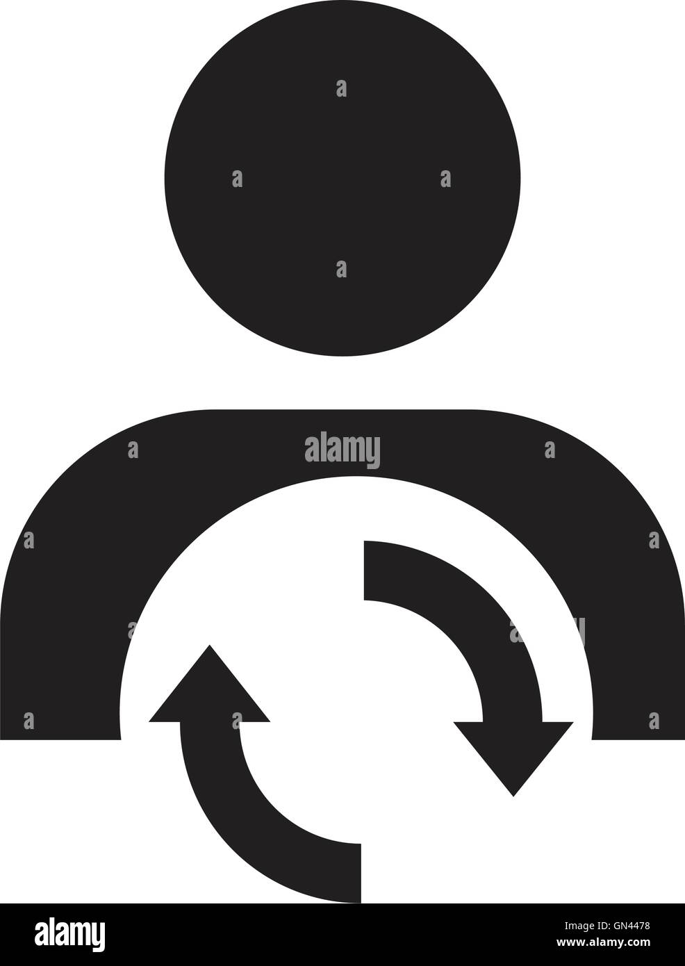 User arrow icon. Redo Stock Vector Image & Art - Alamy