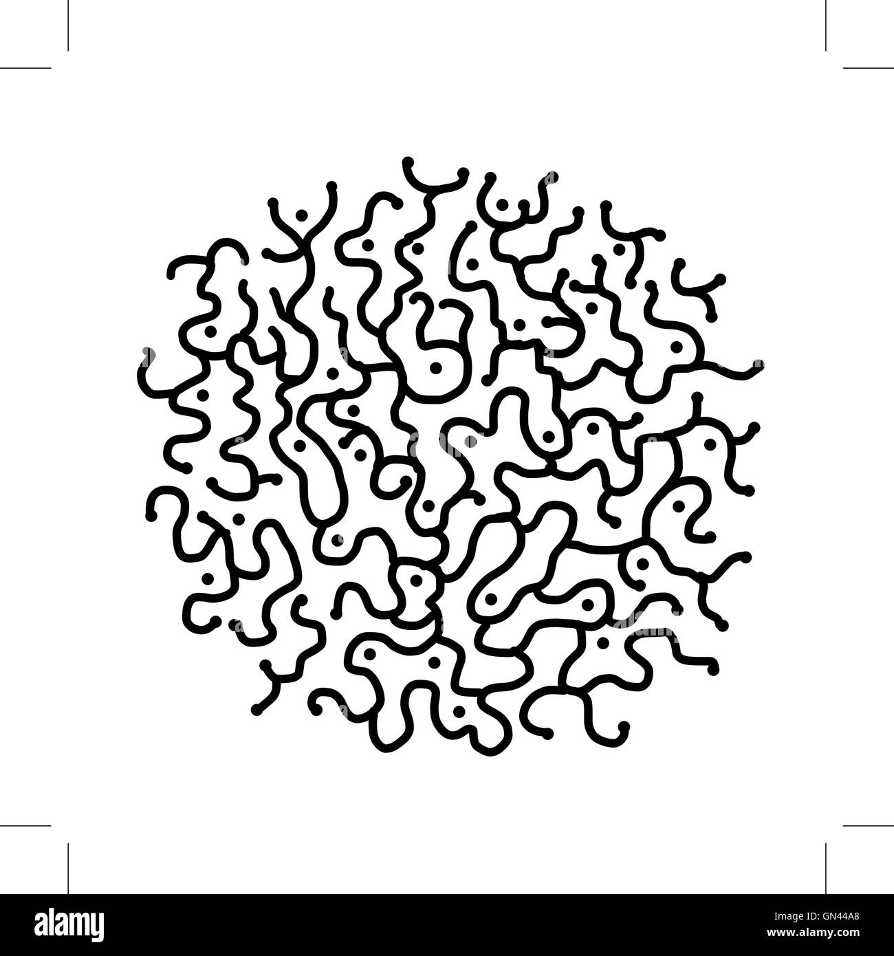 Abstract art frame concept Cut Out Stock Images & Pictures - Alamy