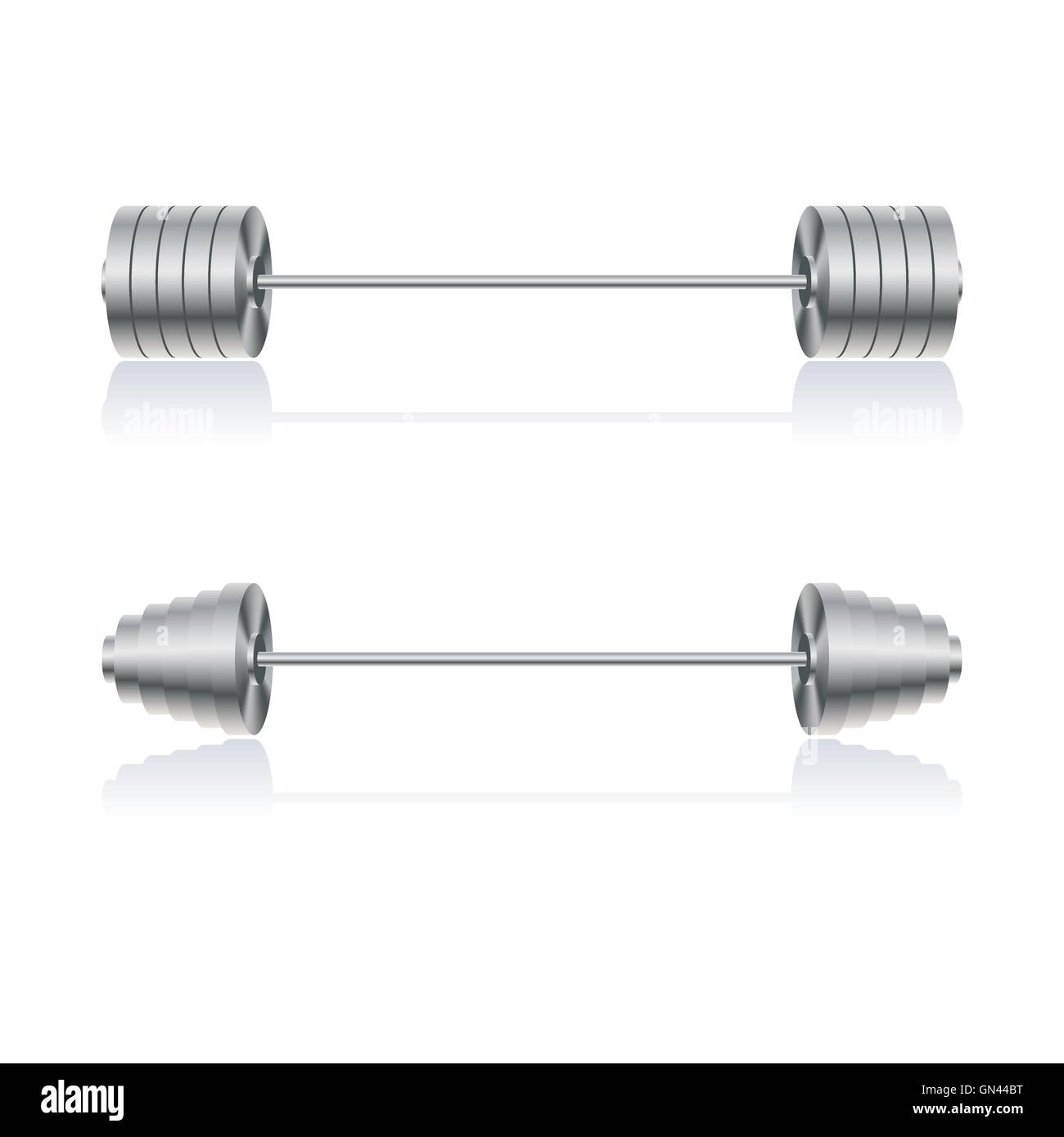 Set barbells, vector illustration Stock Vector Image & Art - Alamy