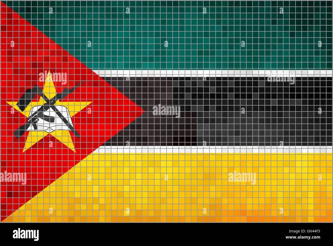Mozambique flags Stock Vector Images - Alamy