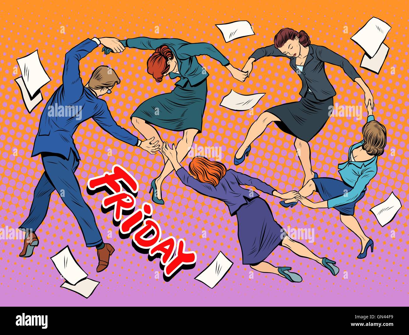 Fun business office Stock Vector Images - Alamy