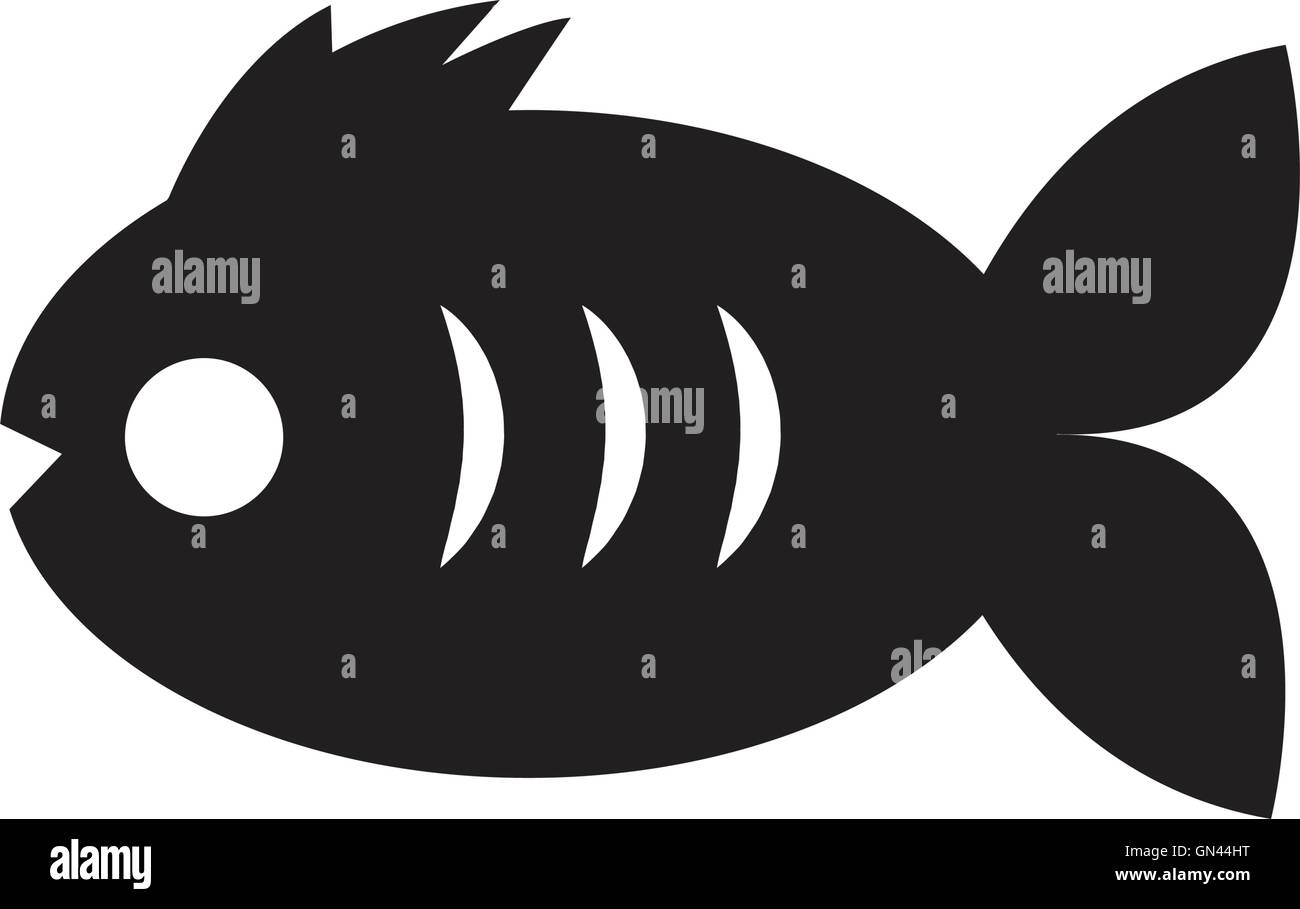 Fish icon Stock Vector Images - Alamy