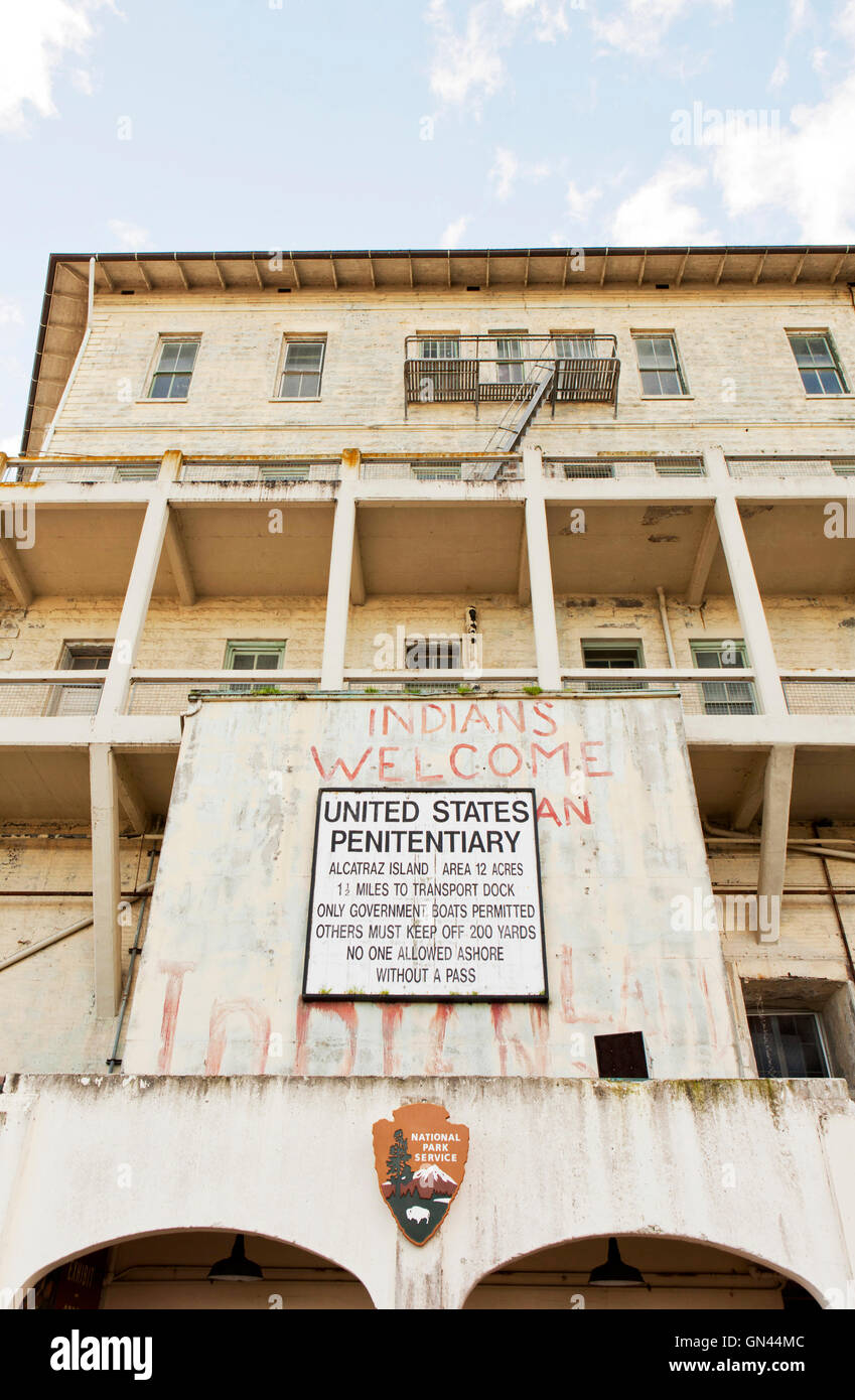 Prison island alcatraz main prison hi-res stock photography and images ...