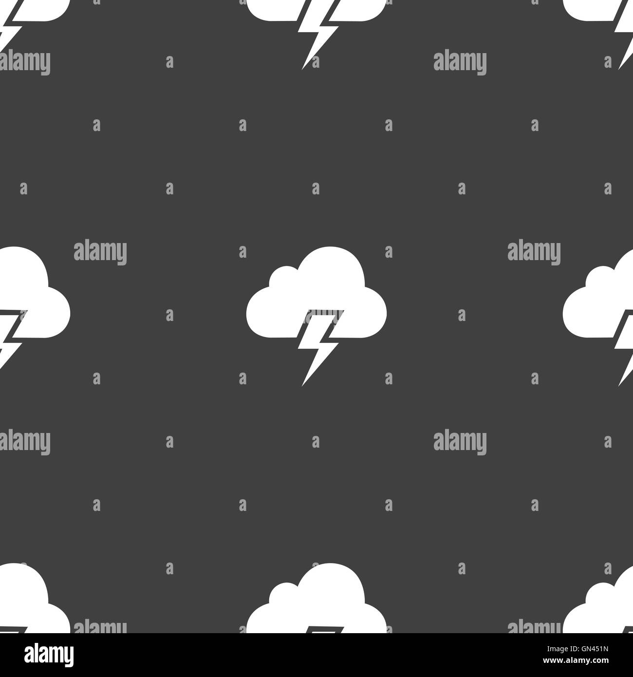 Heavy thunderstorm icon sign Black and White Stock Photos & Images - Alamy