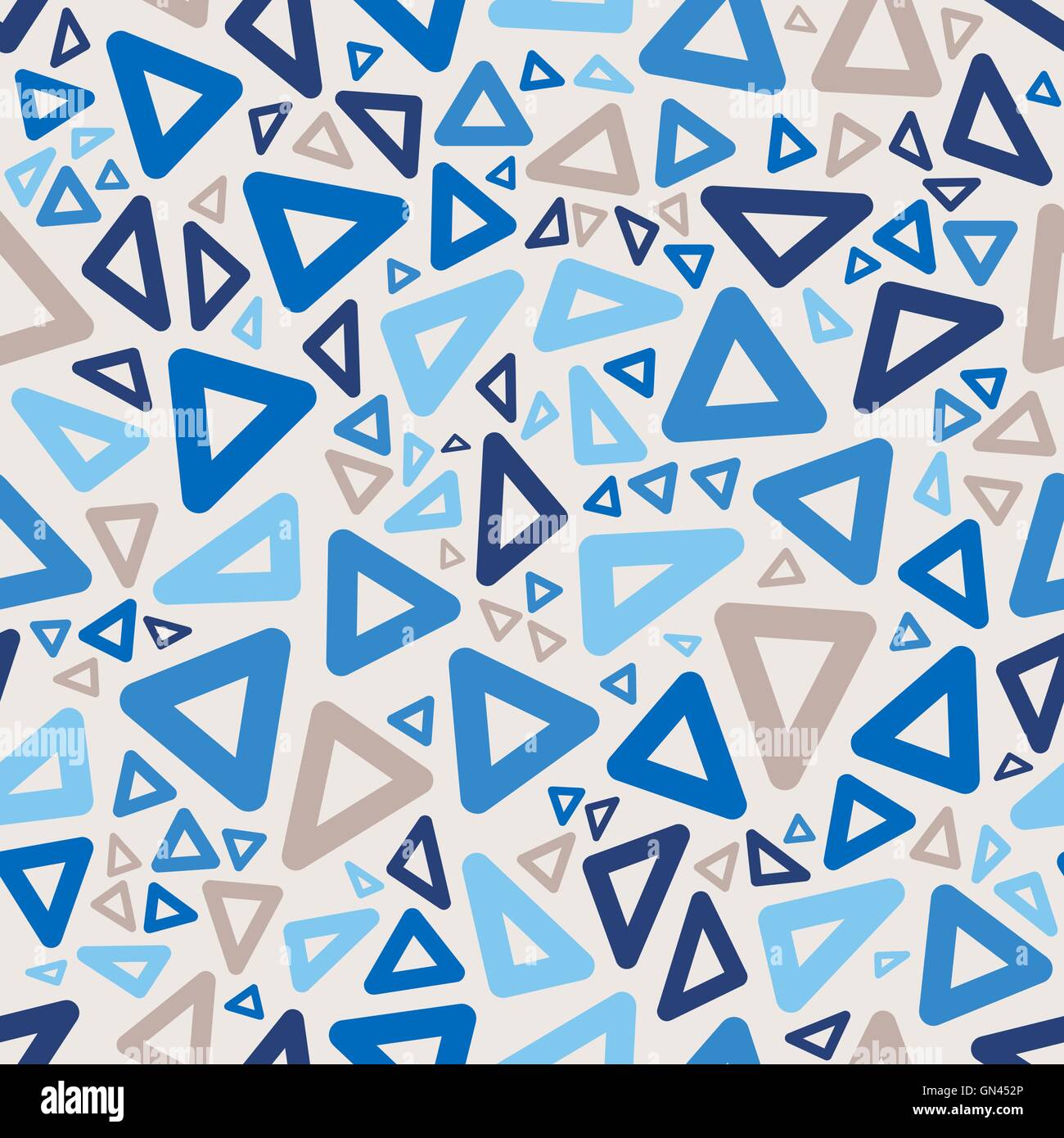 Geometric Pattern Triangle Blue