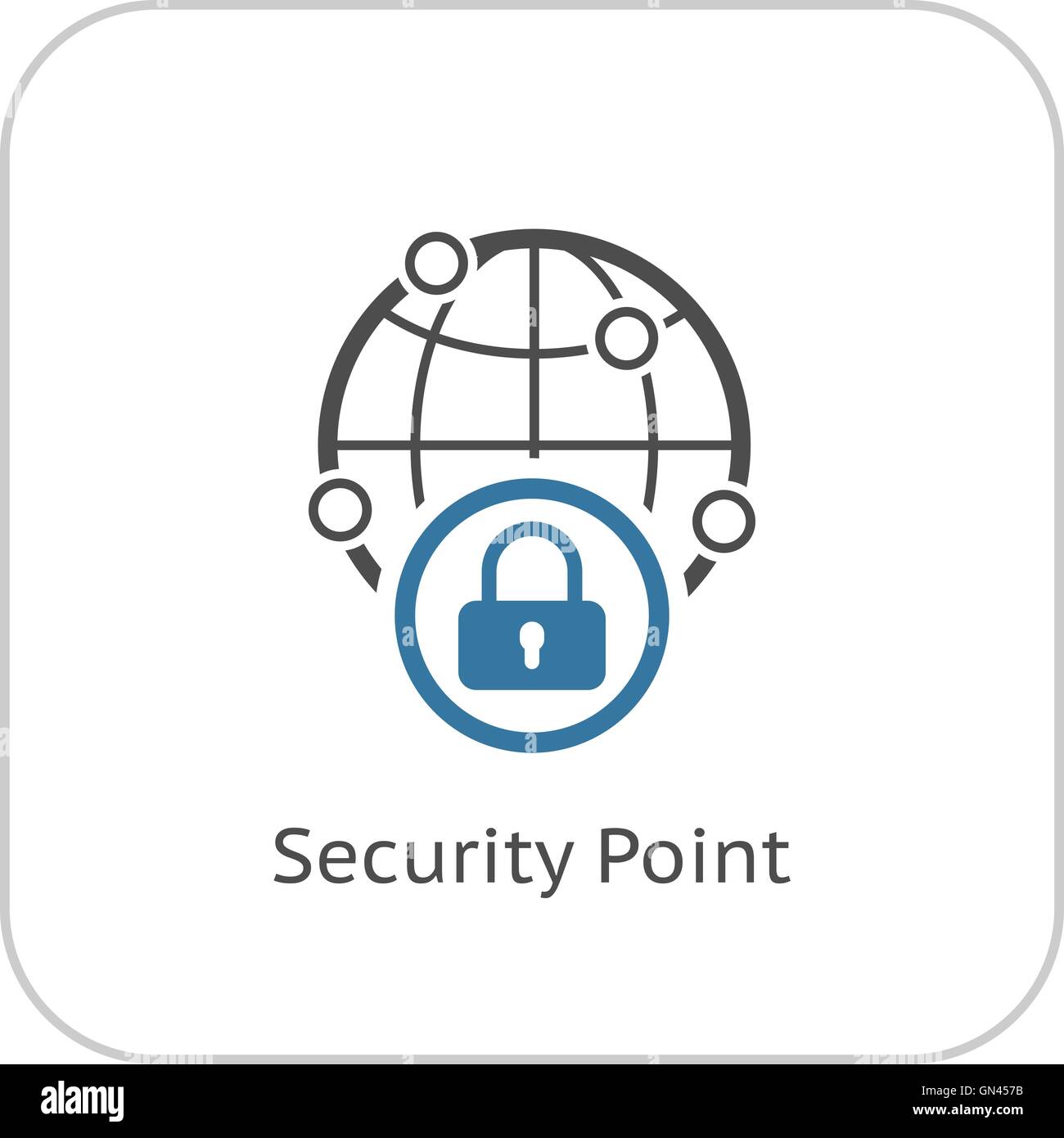 Data point logo Stock Vector Images - Alamy