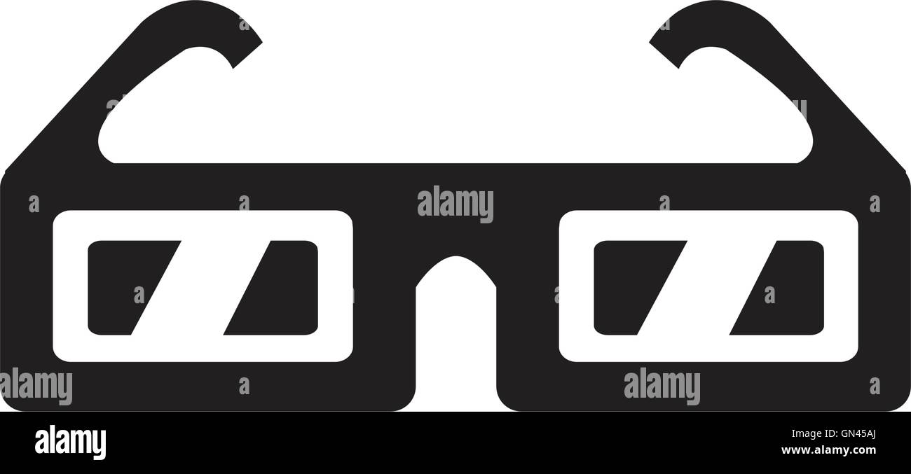 3D Glasses icon Stock Vector Image & Art - Alamy