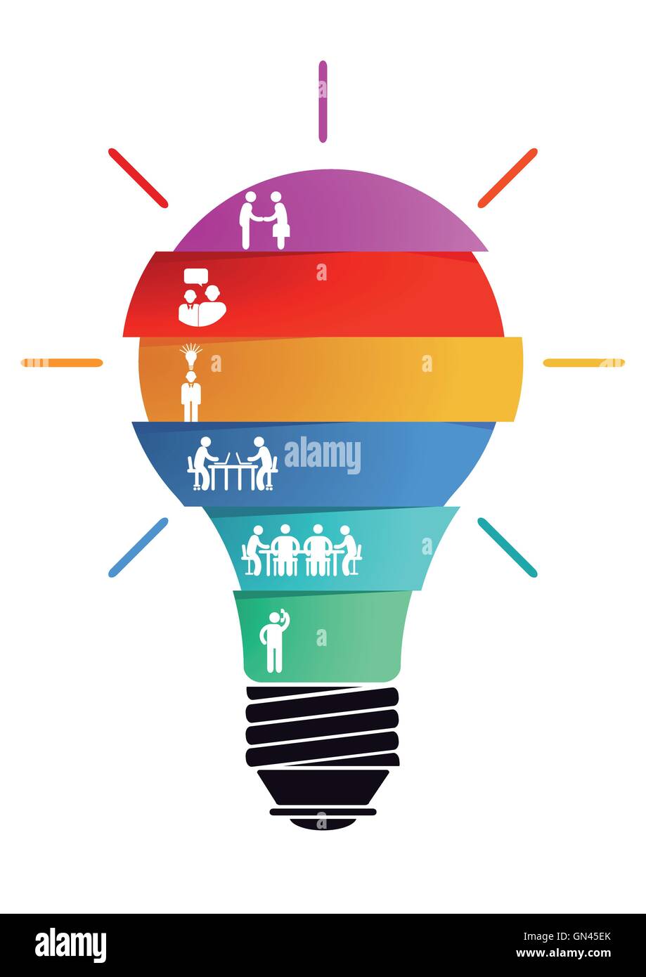 Cooperation abstract Stock Vector Images - Alamy