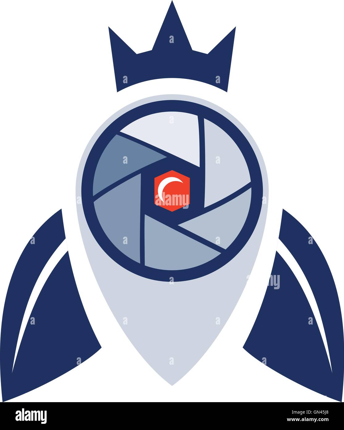 Fly Crown Shutter Eye Camera Retro Stock Vector Image & Art - Alamy