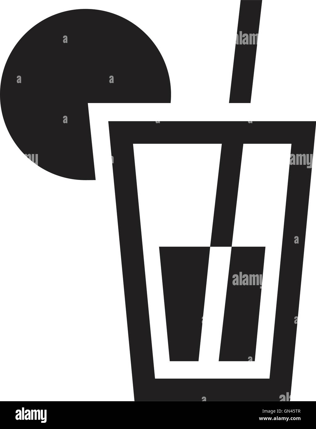 Cold summer drink set Stock Vector Images - Alamy