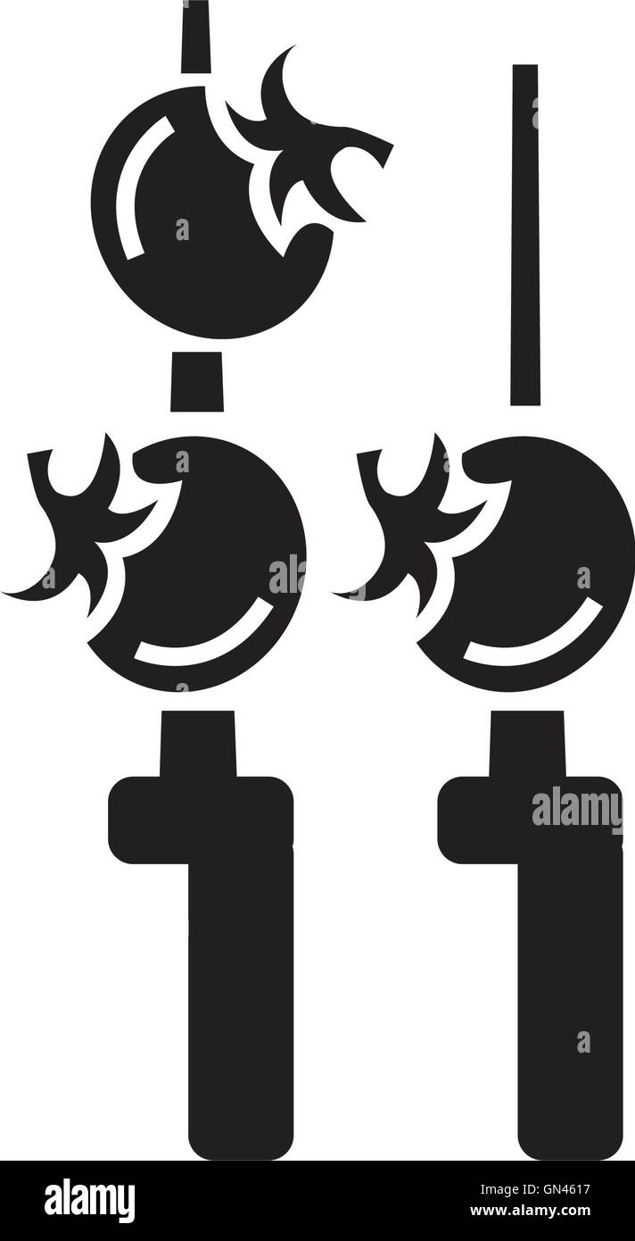 Barbeque tomato Stock Vector Images - Alamy
