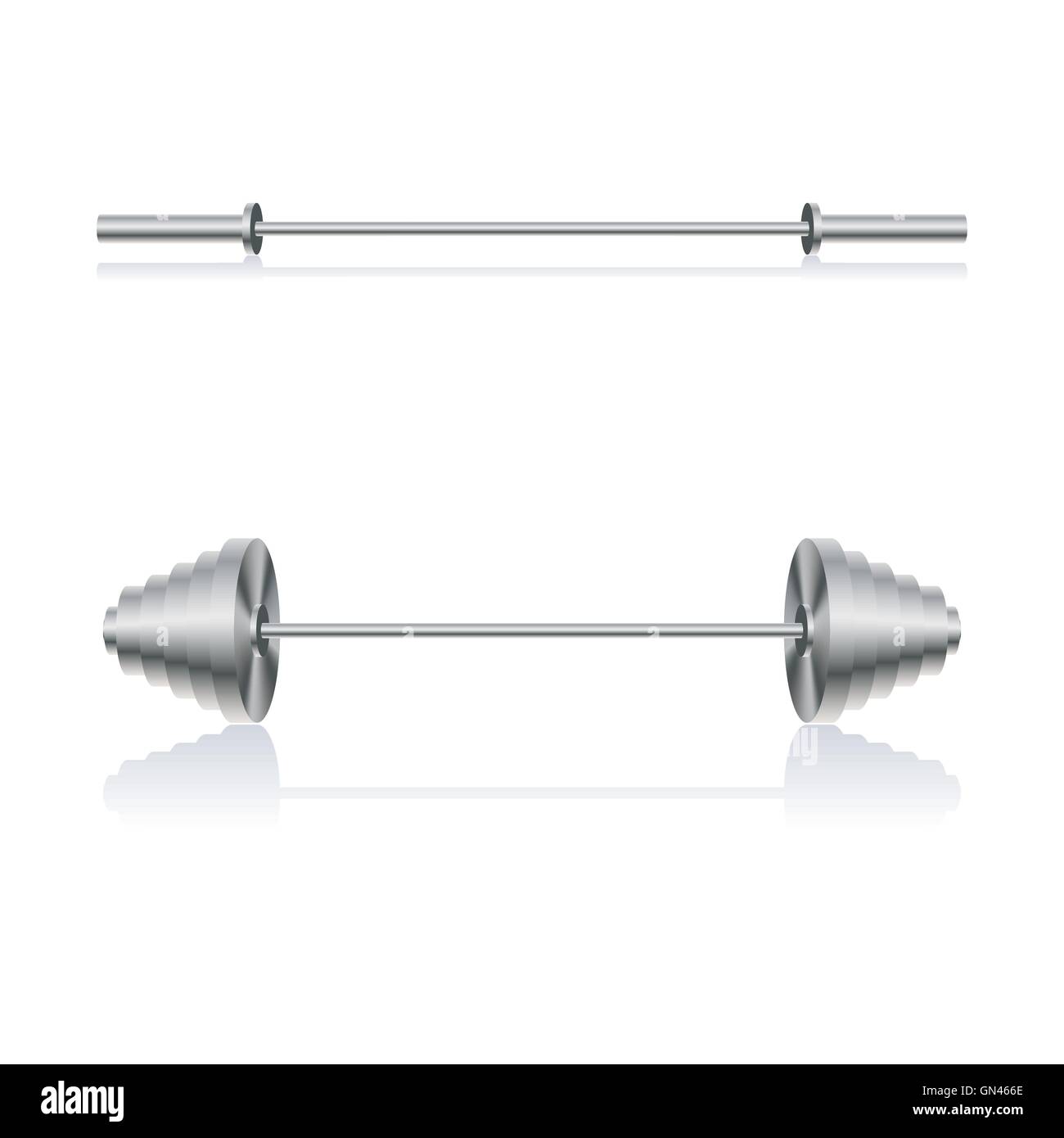 Set barbells, vector illustration Stock Vector Image & Art - Alamy