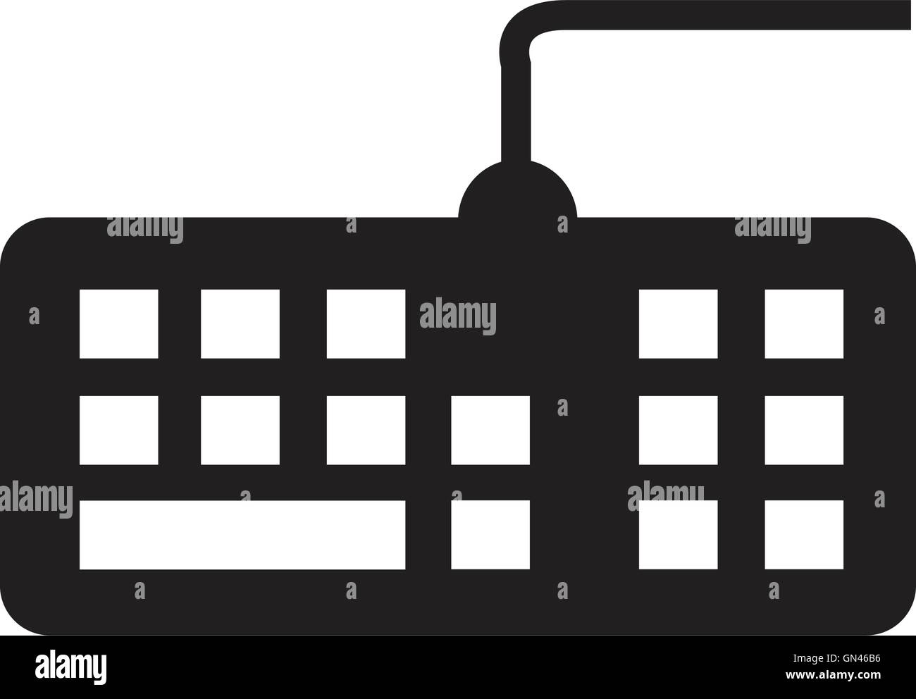 Keyboard icon Stock Vector Images - Alamy